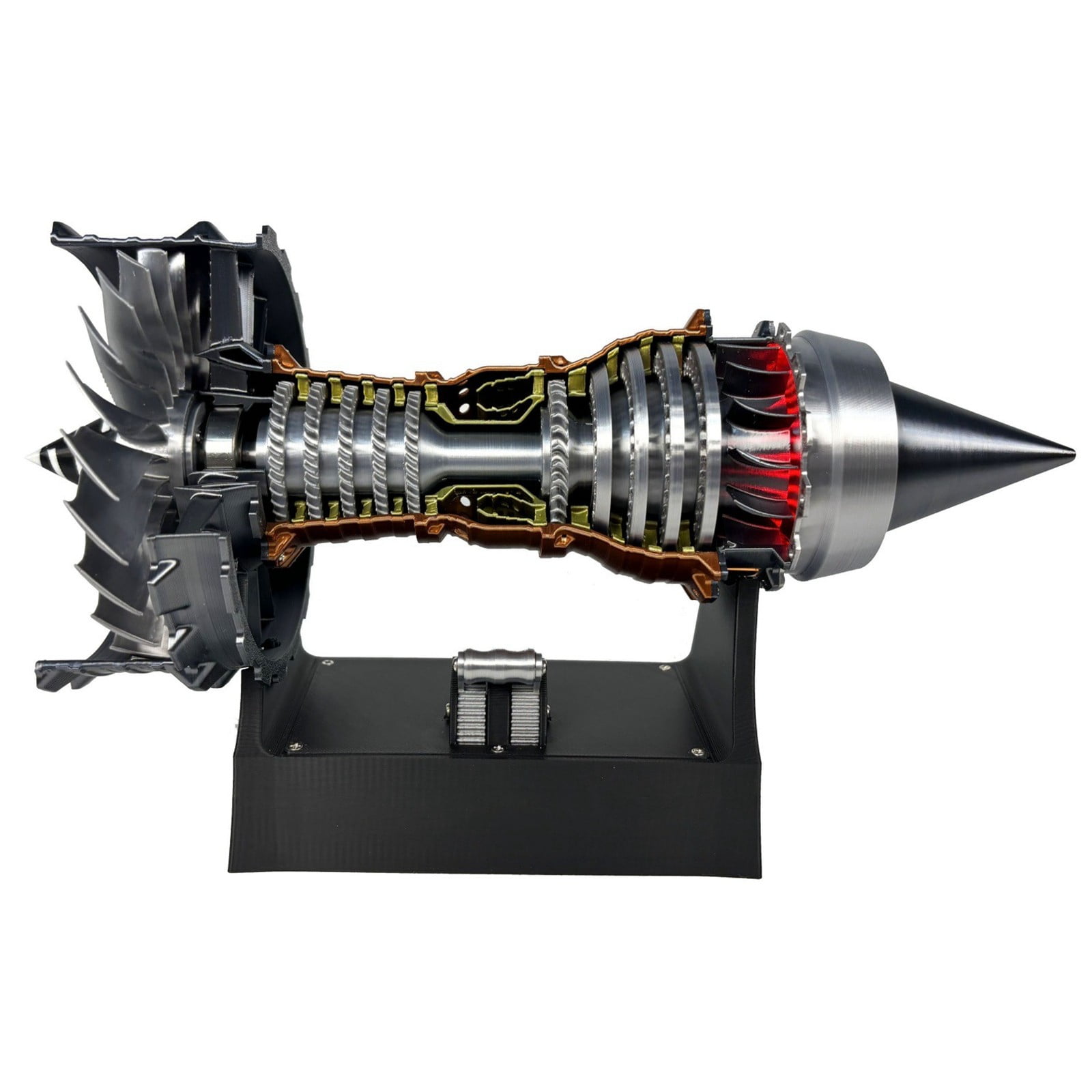 TR900 Turbofan Engine Model, Adjustable Speed Aircraft Turbojet Engine ...