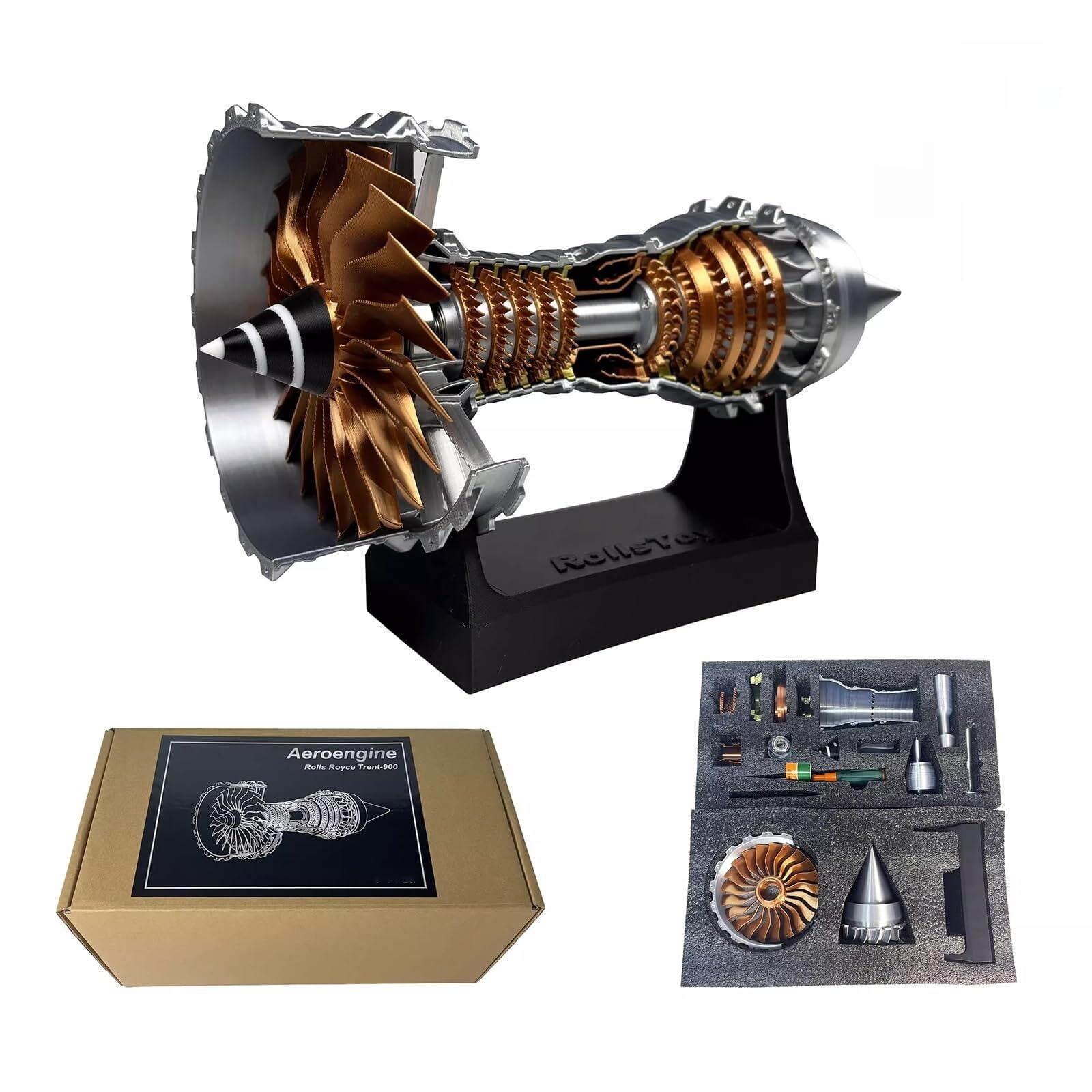 TR900 Turbofan Engine Model - Realistic Aircraft Jet Engine Toy for ...