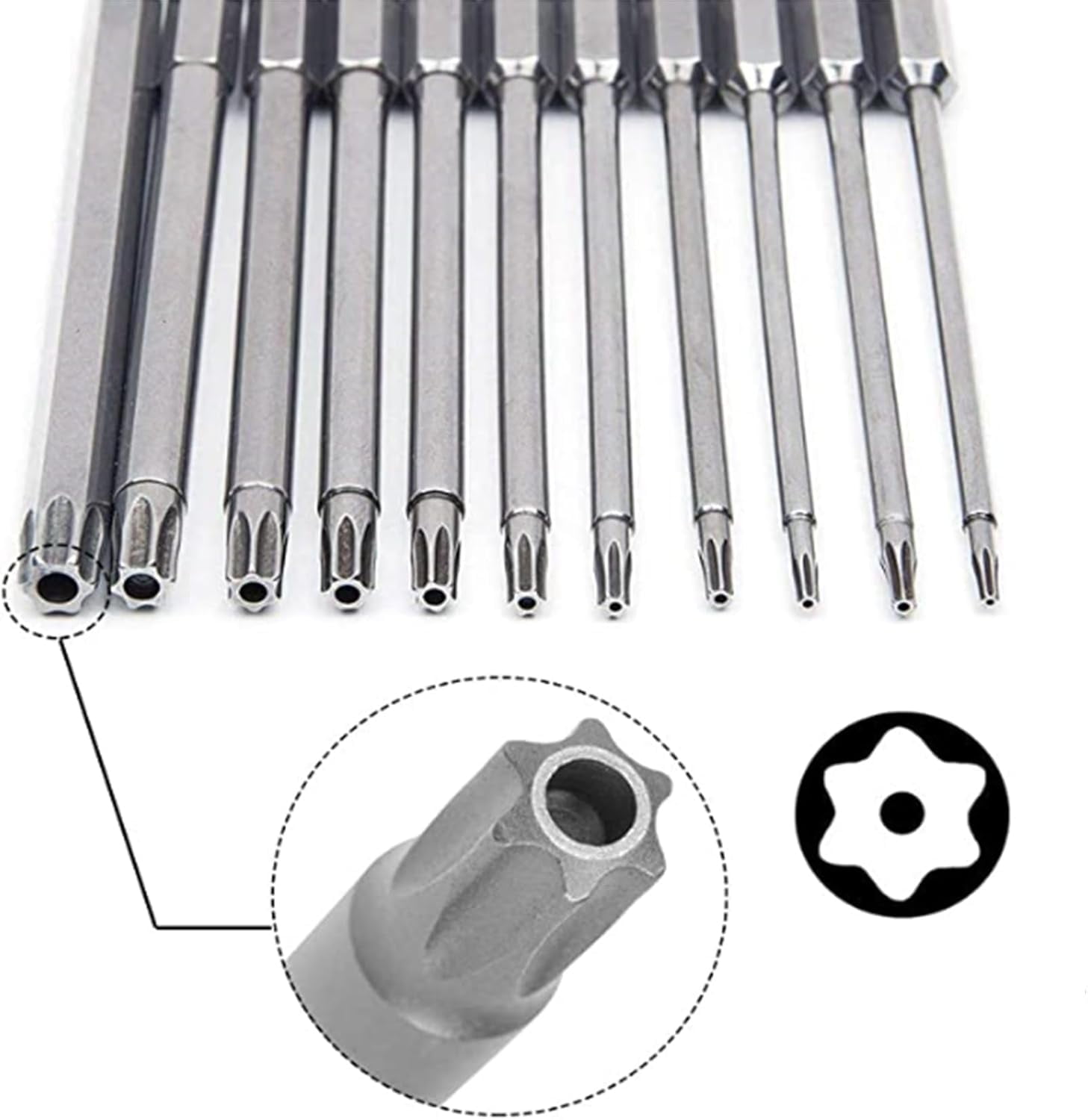 TRA-11-Piece Shark Vacuum Screwdriver Security Bit Set, S2 Steel ...