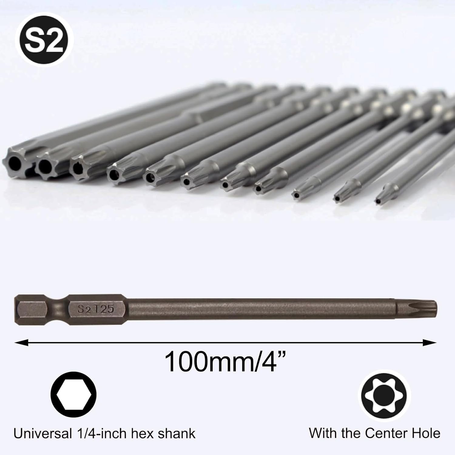 TRA-11Pcs Security Torx Bit Set Tamper Proof Torx Bits Magnetic Star ...