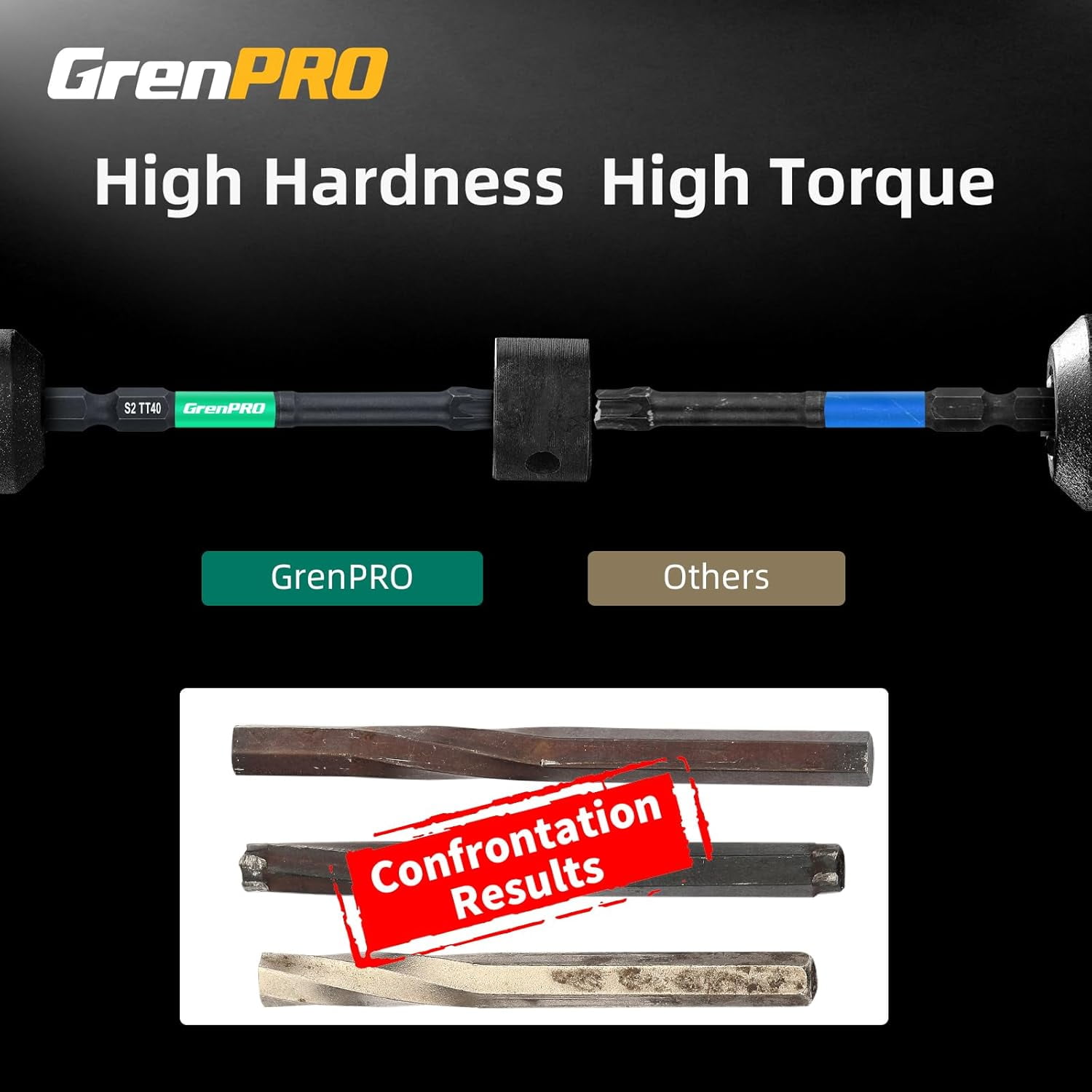 TRA-14pc Impact Driver Torx Bit Set, Magnetic Screwdriver Set, Security ...