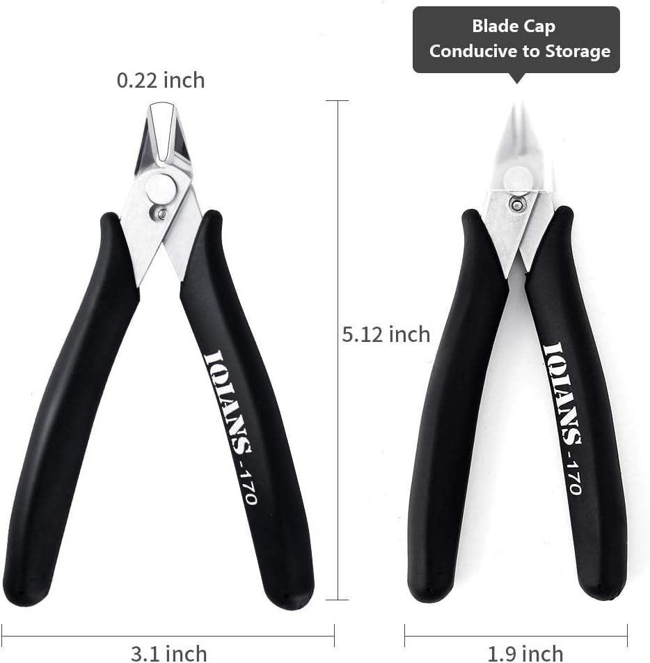 TRA-170 Wire Cutters Cable Cutters, Lightweight Precision Electronic ...