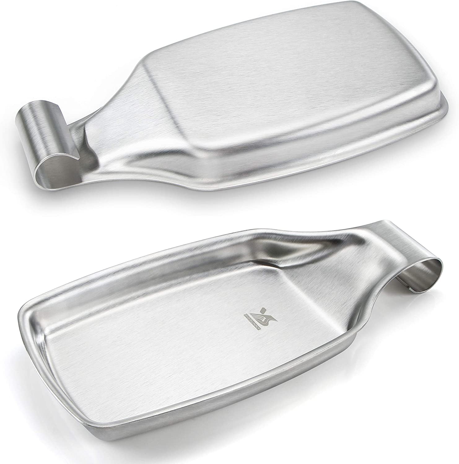 TRA-2 Pack 304 Stainless Steel Spoon Rest, Stainless Steel Utensil ...