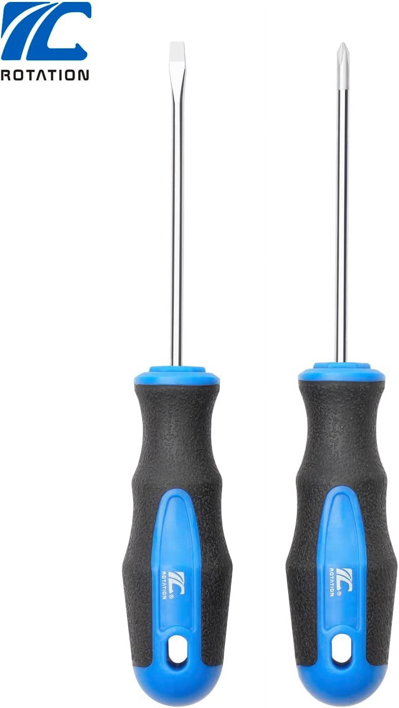 TRA-2-Piece Magnetic Screwdrivers Set with Nichrome tip, 1 Phillips and ...