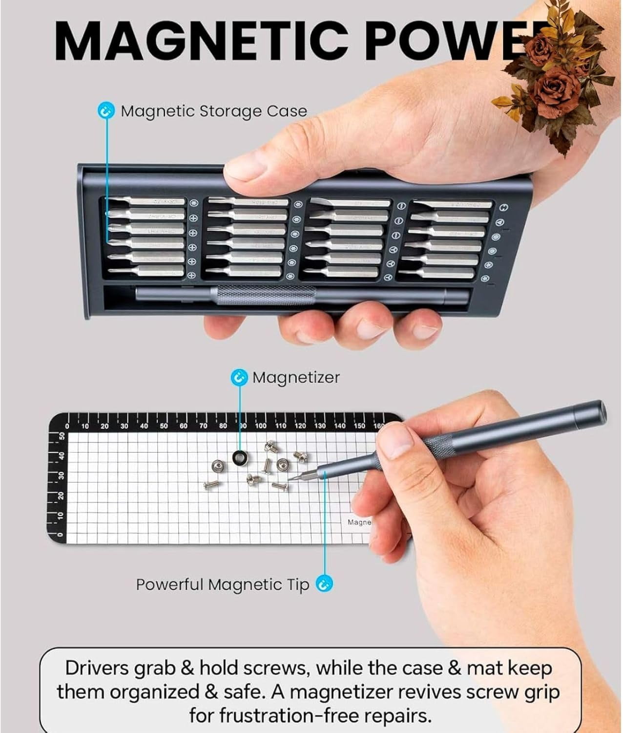 TRA-25-in-1 Small Precision Screwdriver Set, Professional Mini Repair ...