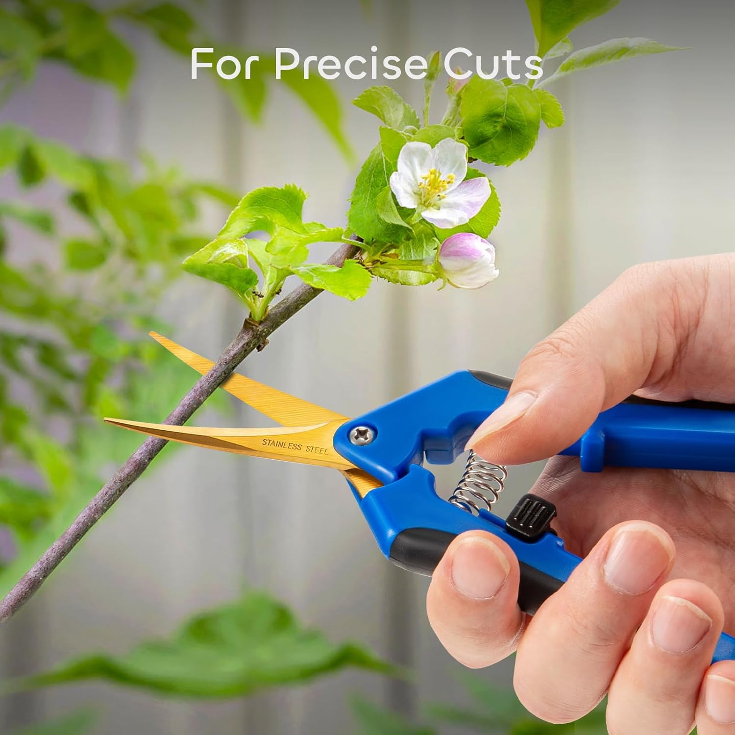 TRA-3 Packs 6.5 Inch Pruning Shears with Curved Blades Trimming ...
