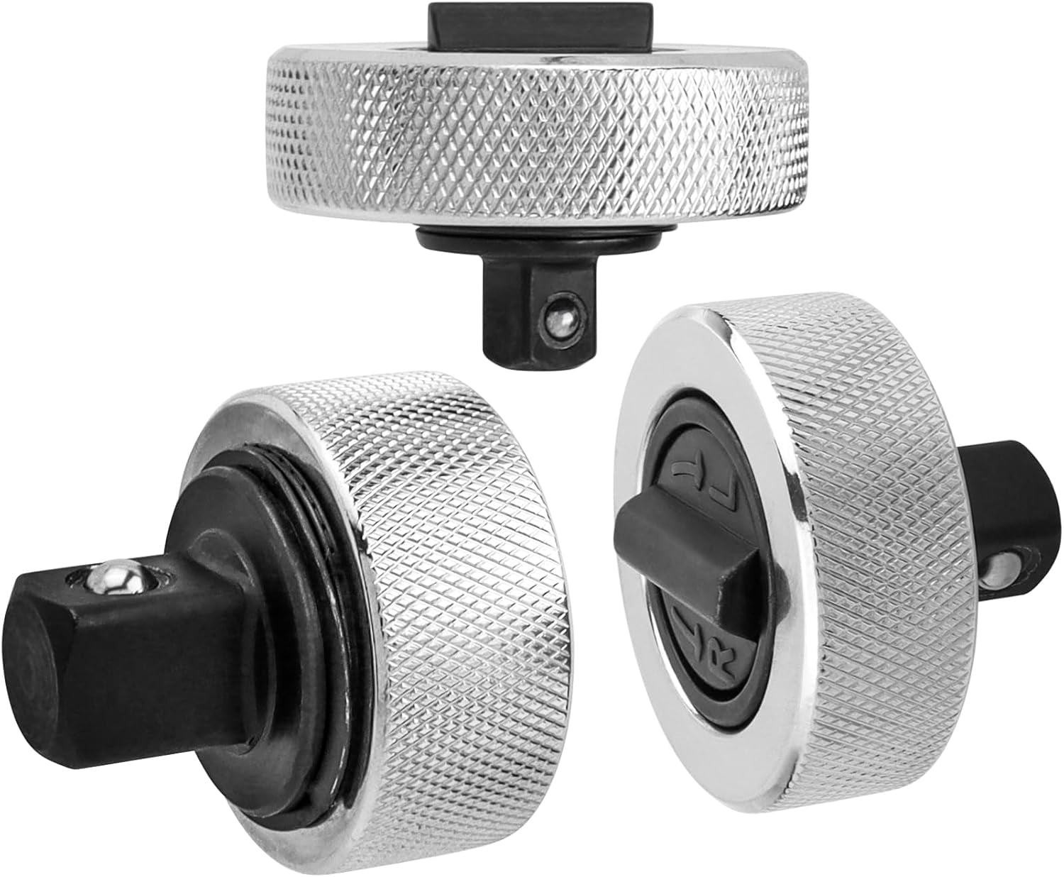 TRA-3Pcs Mini Finger Ratchet Set, 1/4 3/8 1/2 Drive Palm Ratchet Wrench ...