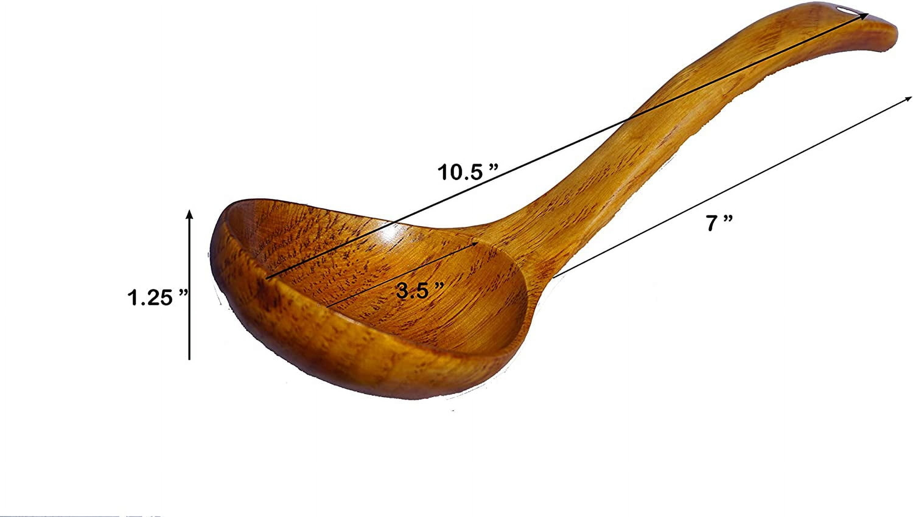 TRA-4566, Large Wooden Ladles Kitchen Cooking Soup Gravy Porridge ...