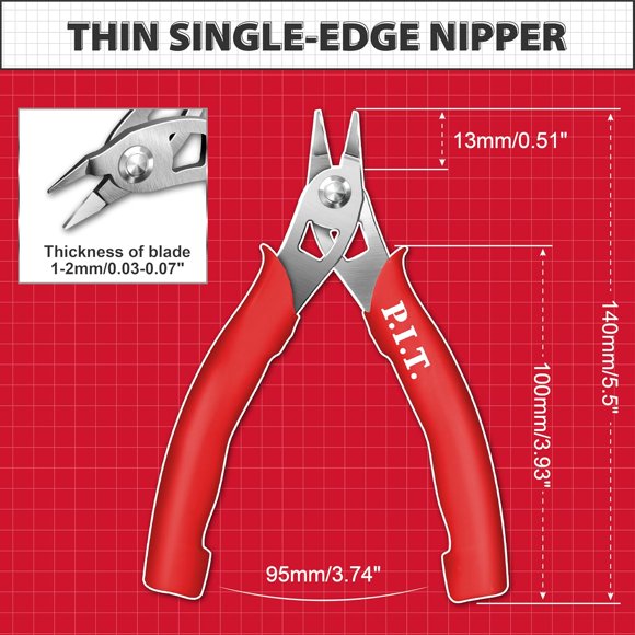 Plastic Model Nippers for Hobbyists and DIY Home Improvement Tools