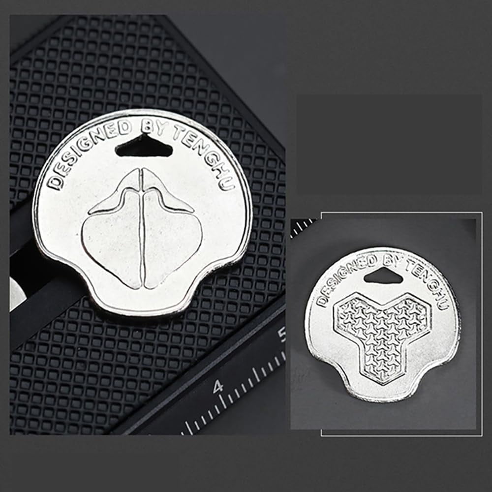 TRA-5 Pack Coin Driver Screwdriver Keychain Pocket Thumb Tightening Key ...