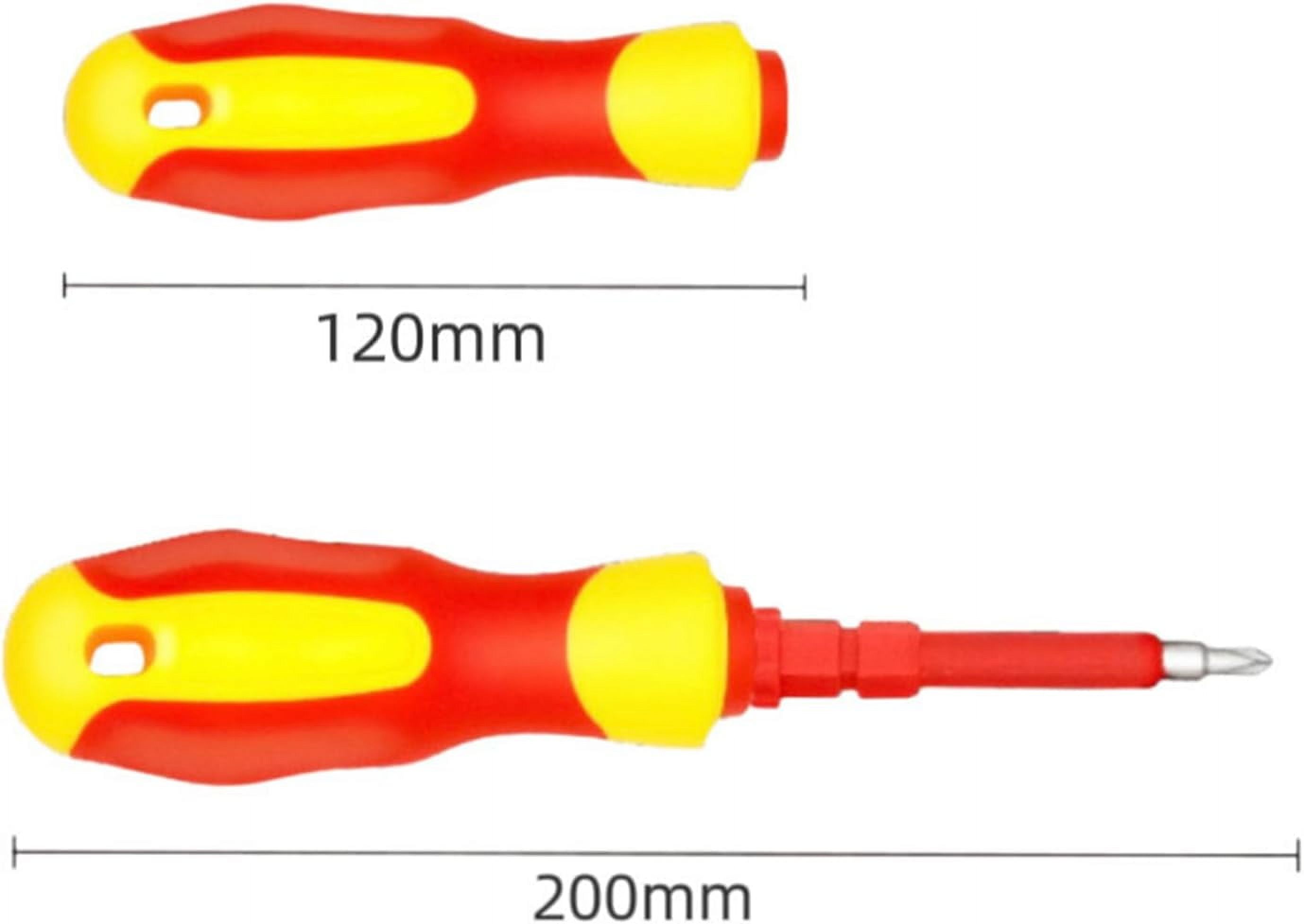 TRA-5 in 1 Insulated Screwdriver Set - Electrician Tool Set with ...