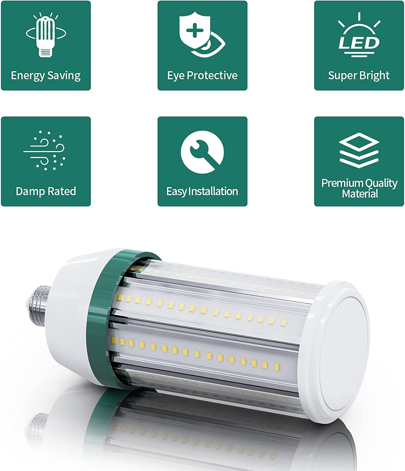 TRA-5000LM LED Corn Light Bulb, Energy Efficient 38W (300W Equivalent ...