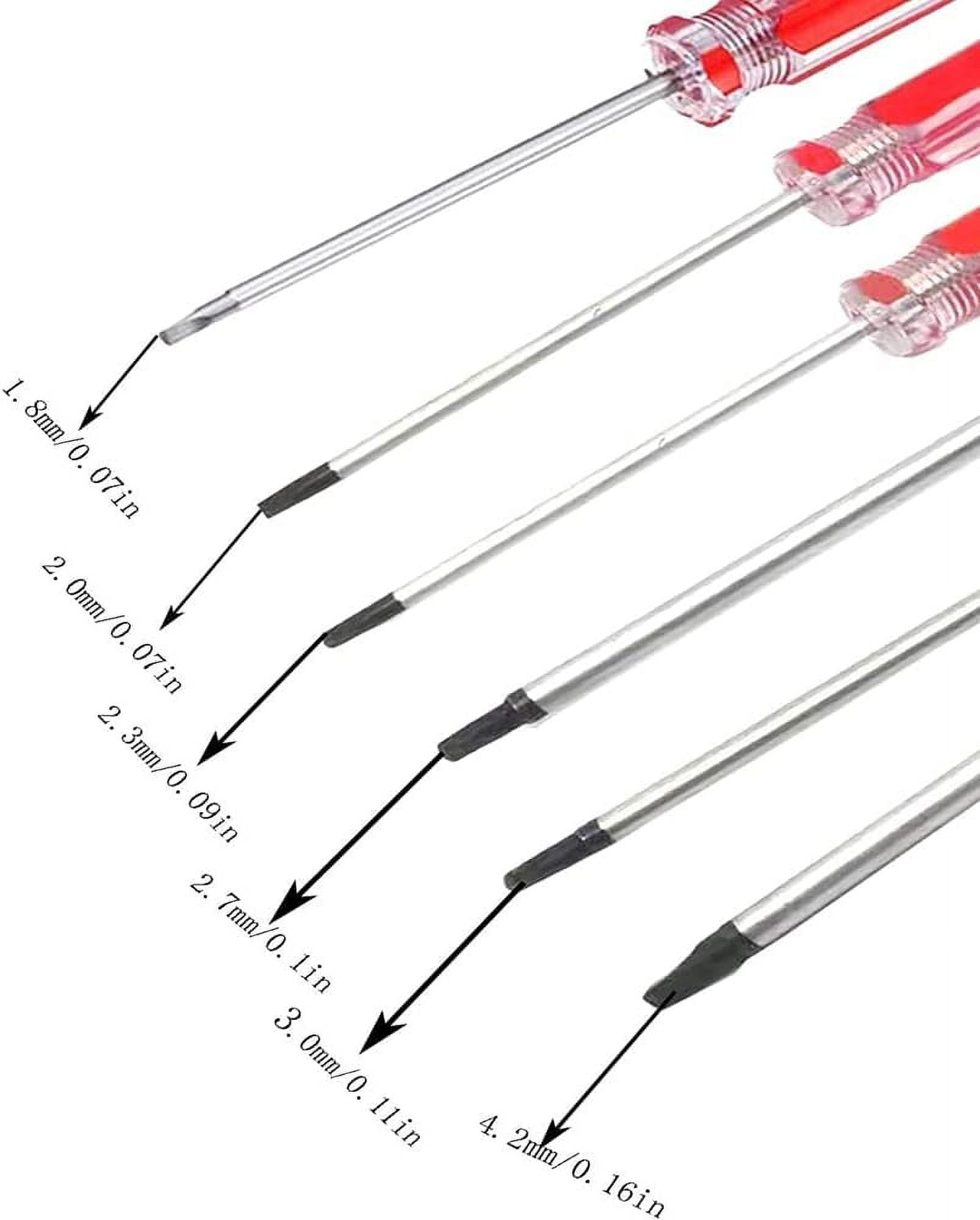 TRA-6 Pcs Triangle Head Magnetic Screwdrivers Set 1.8mm 2.0mm 2.3mm 2 ...
