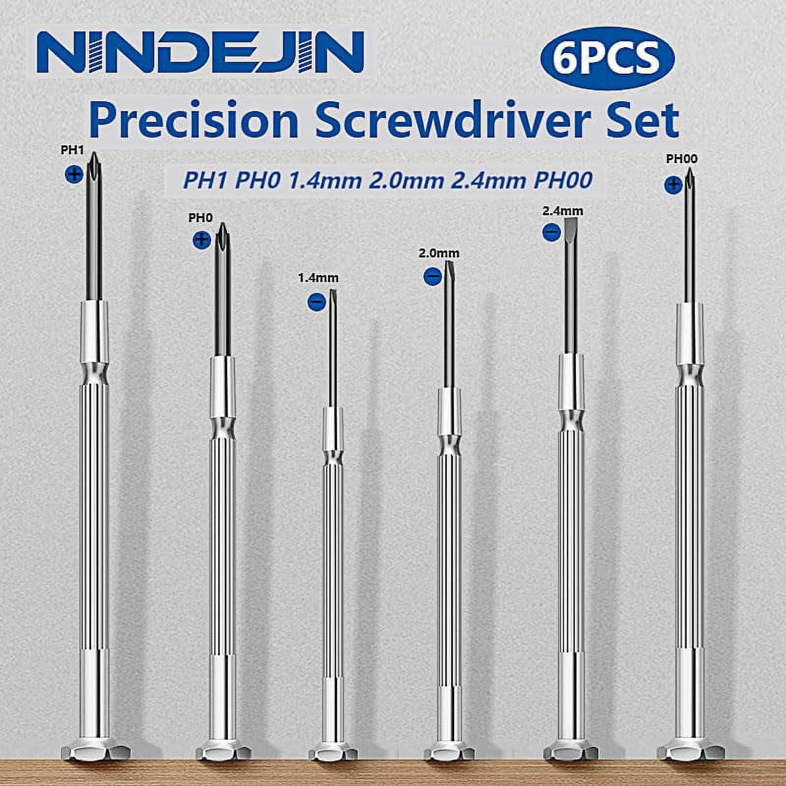 TRA-6PCS Precision Screwdriver Set, Flathead & Phillips Screw Repair ...