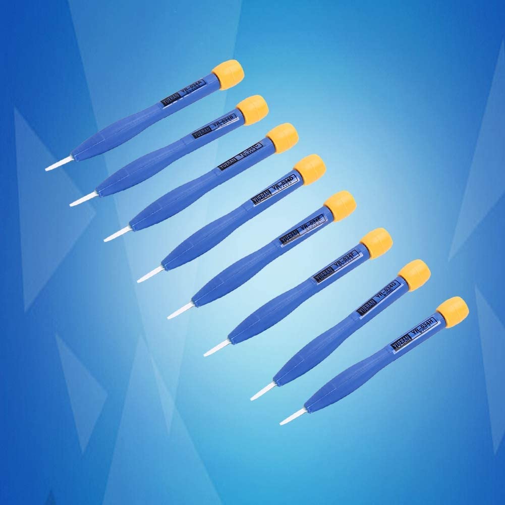 TRA-8pcs Slotted Screwdriver Set Anti-static Plastic Ceramic Home Hand ...