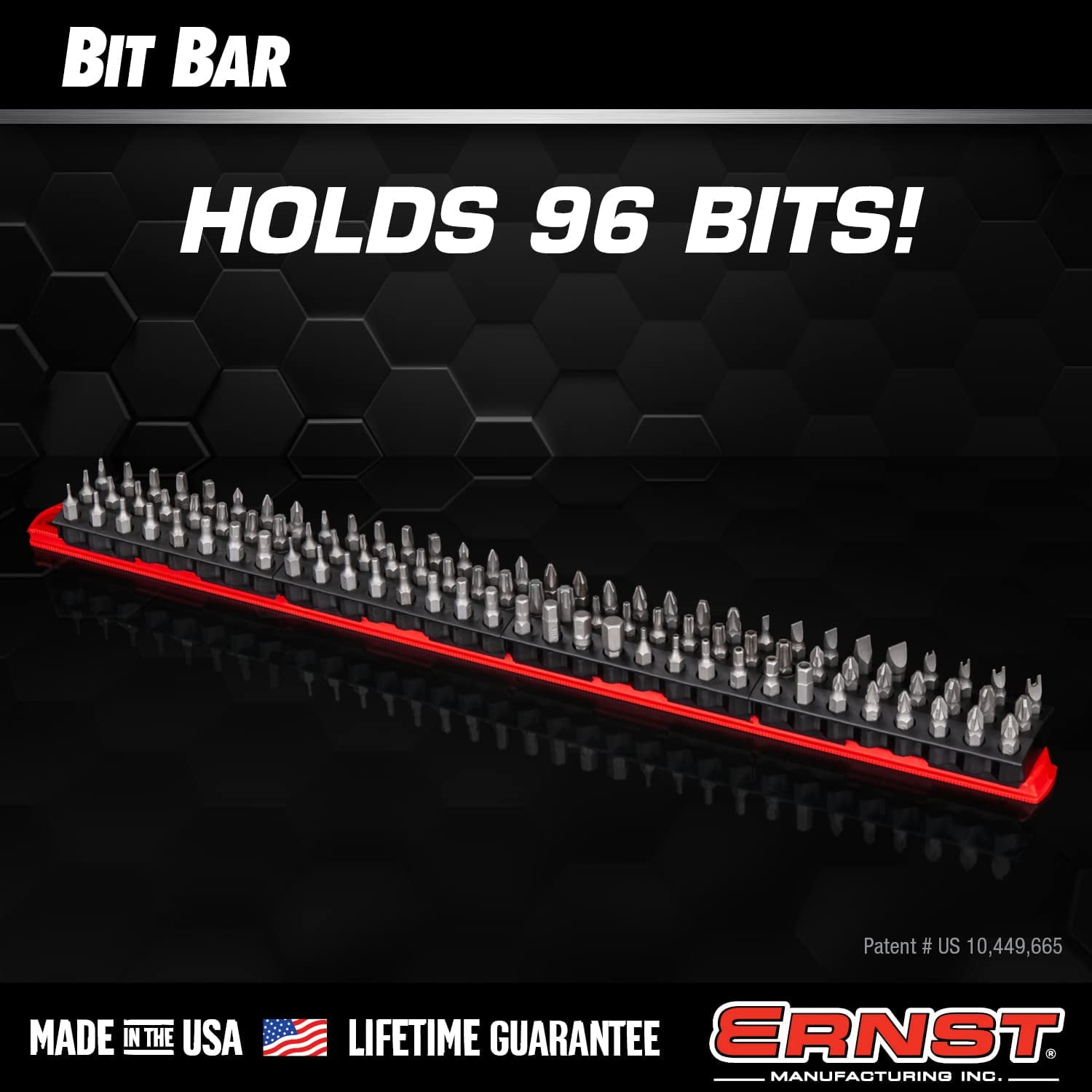 TRA-96 Tool Magnetic Bit Bar, 1/4" Hex Screwdriver Bit Storage Tool ...