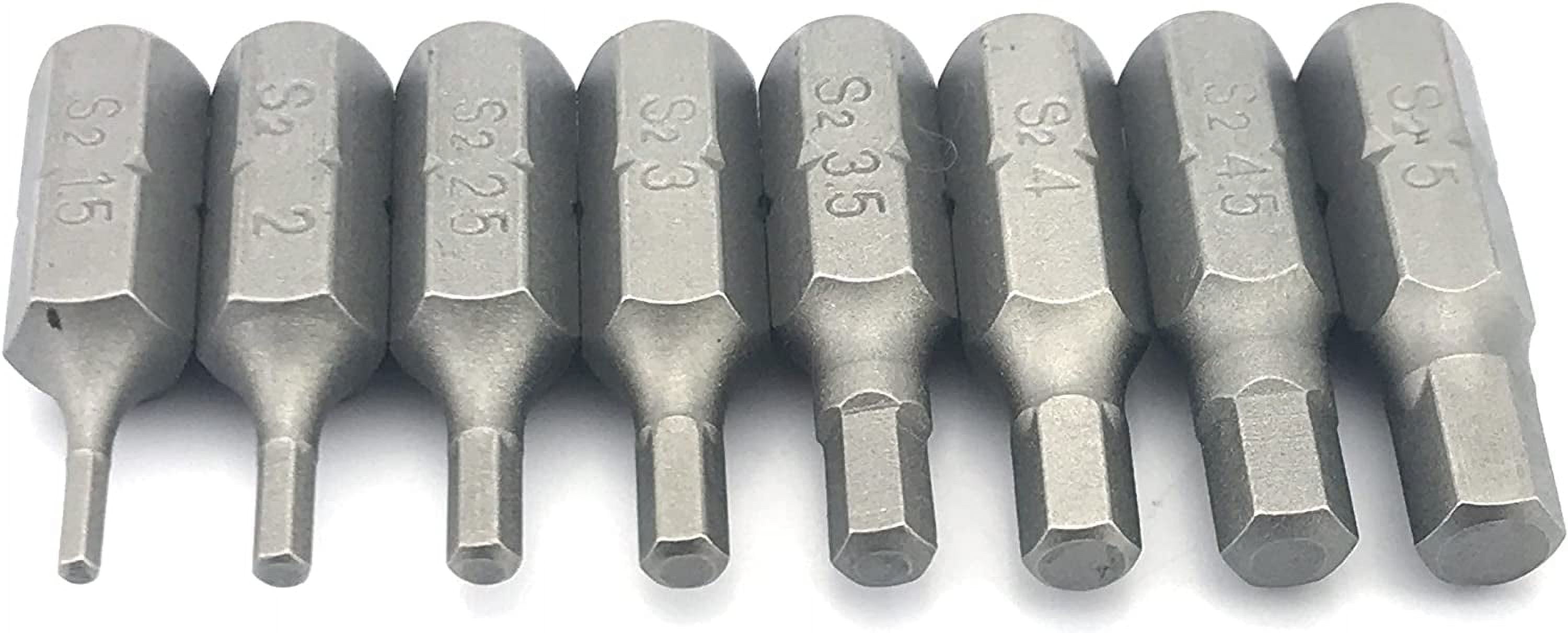TRA-ABSHEXM Hex Bit Set (Metric) (H1.5, H2, H3, H3.5, H4, H4.5, H5 ...