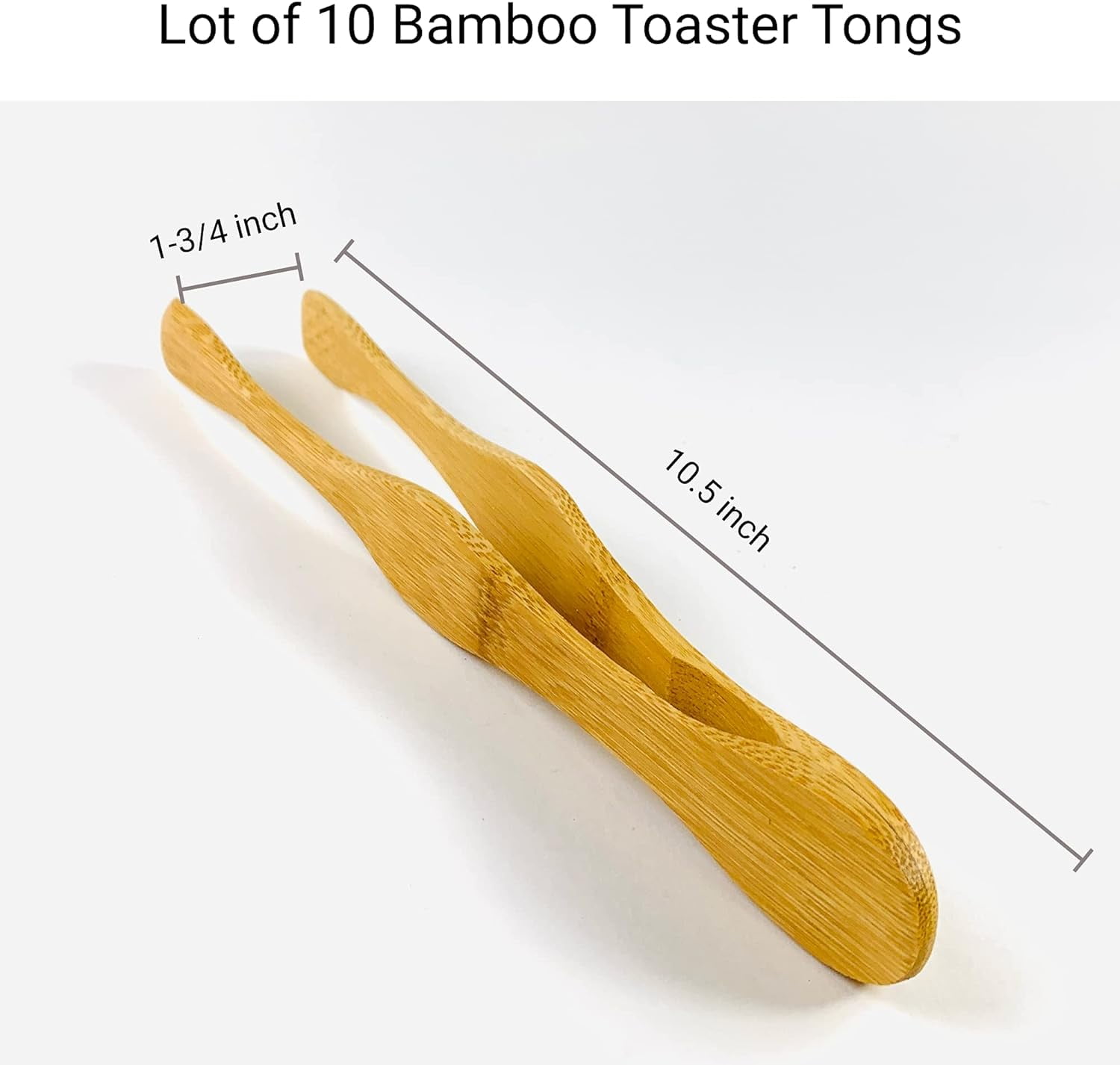 TRA-, Bamboo Wood Toaster Tong Toast Tong Kitchen Tong for Cooking ...