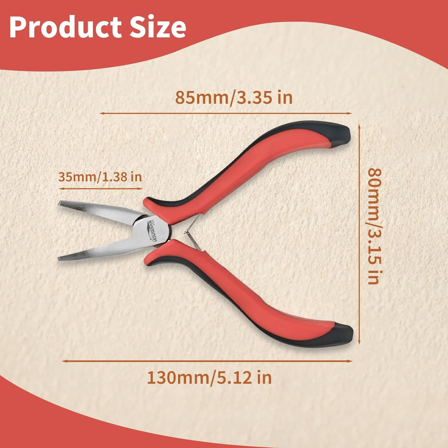 TRA-Bent Nose Pliers 5"-5 Pack Bent Nose Pliers for Jewelry Making with ...