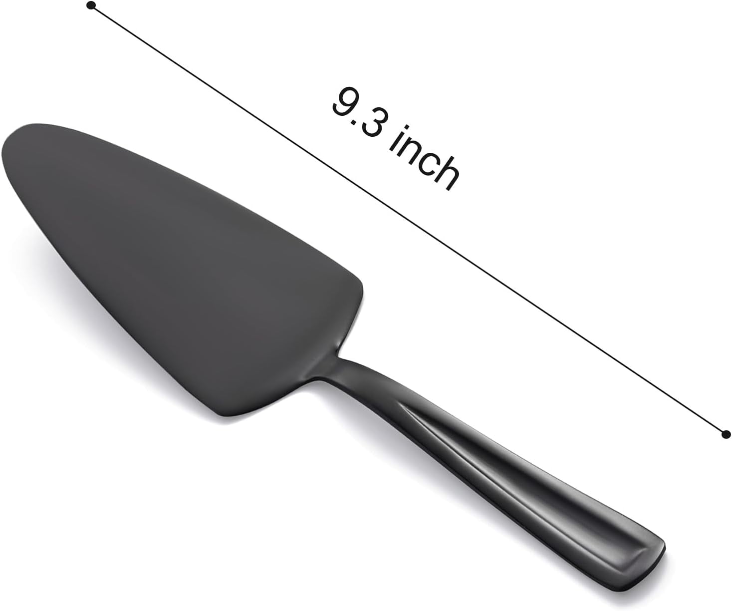 TRA-Black Pie Cake Server Set, 9.3-inch Stainless Steel Dessert Server ...