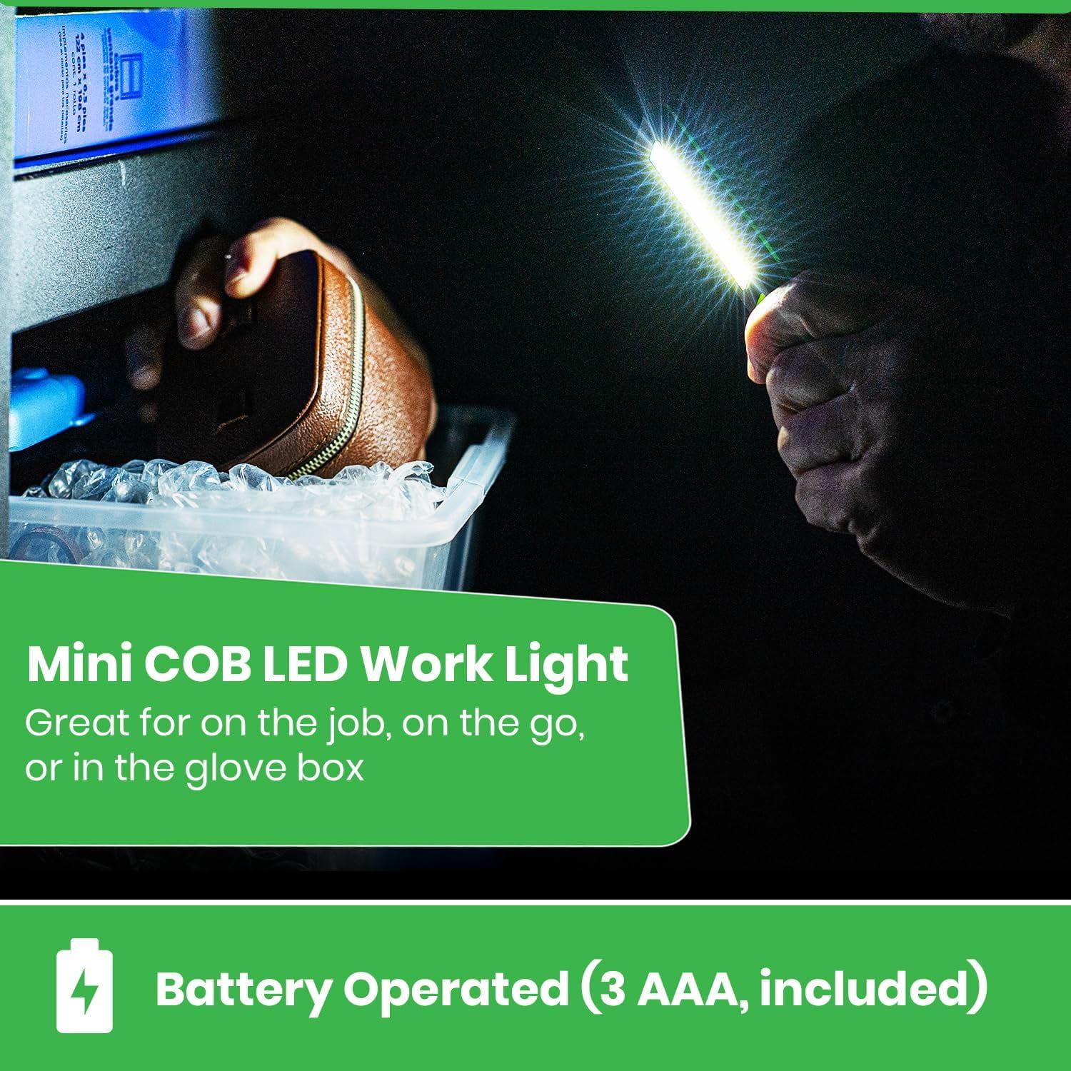 TRA-COB LED Blip Compact Work Light 4-Pack, Mini Battery Operated ...