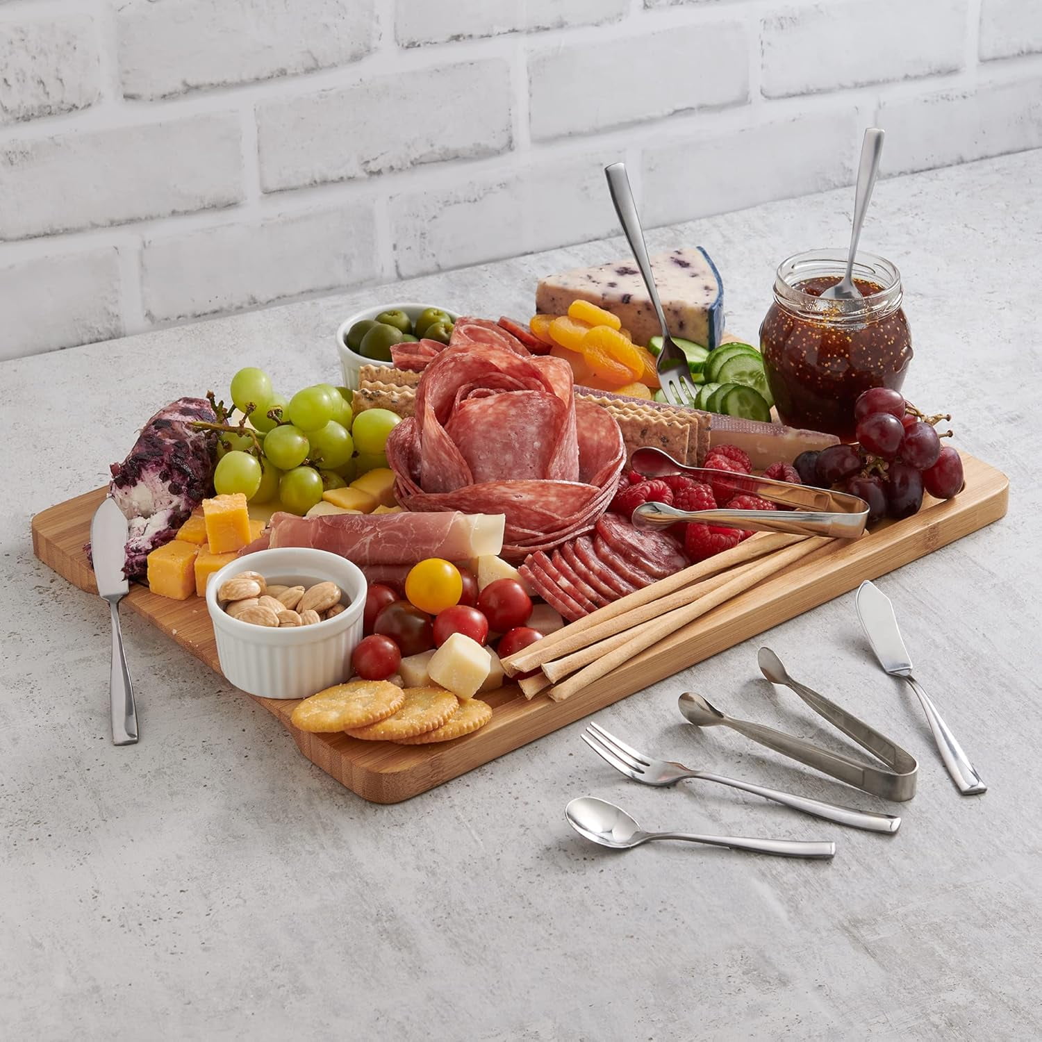 TRA-Charcuterie Serving Tool Set, 18/8 Stainless Steel, 8-Piece Set ...