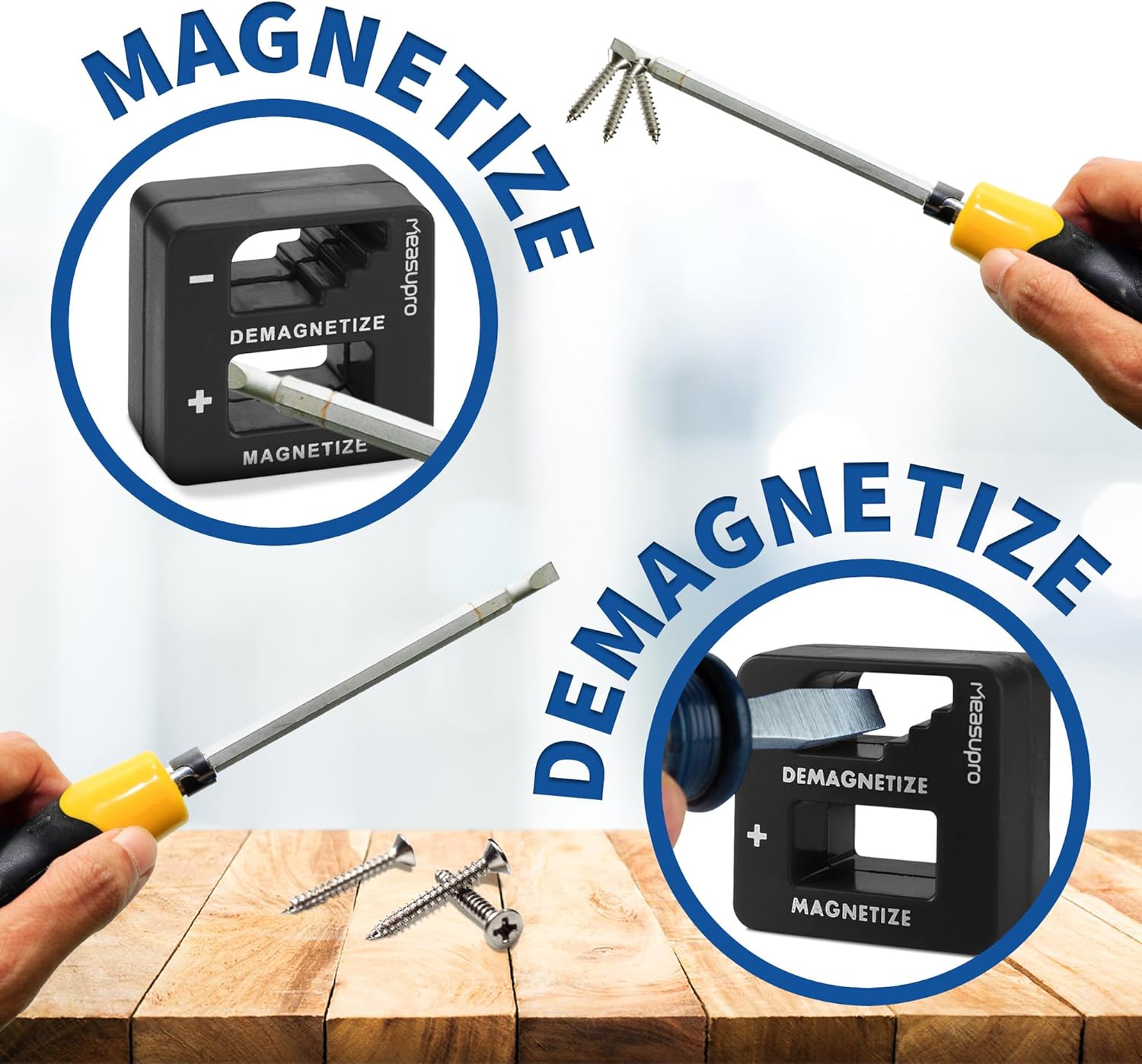 TRA-Demagnetizer and Magnetizer - Black - 3 Pack - for Screwdrivers ...