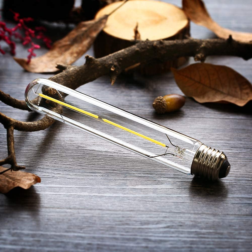 TRA-Dimmable 4W LED Tube Bulbs 4000K Daylight White, T10 Tubular Edison ...