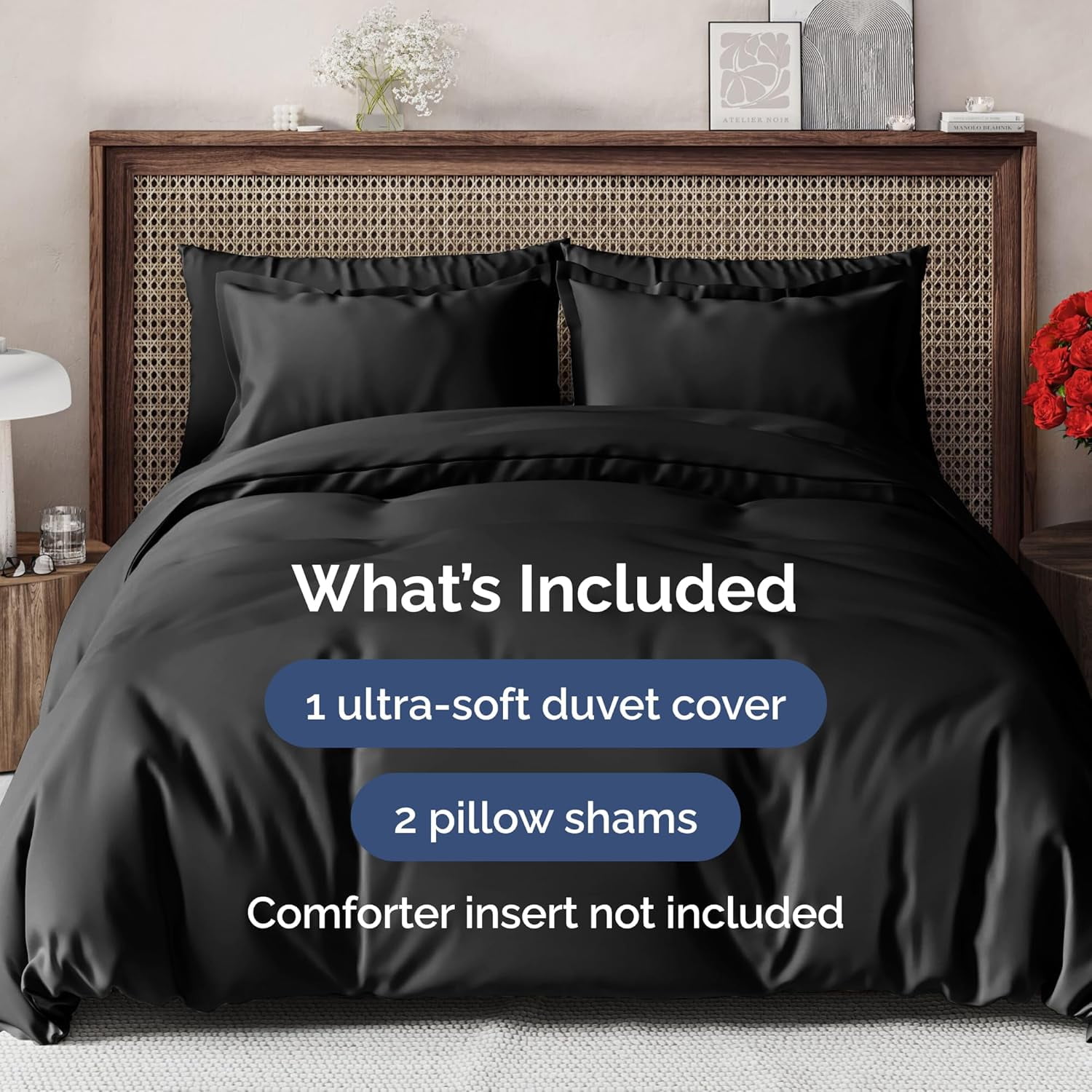 TRA-Duvet Cover Full Size Set - Extra Soft Full Size Duvet Cover 80 x ...