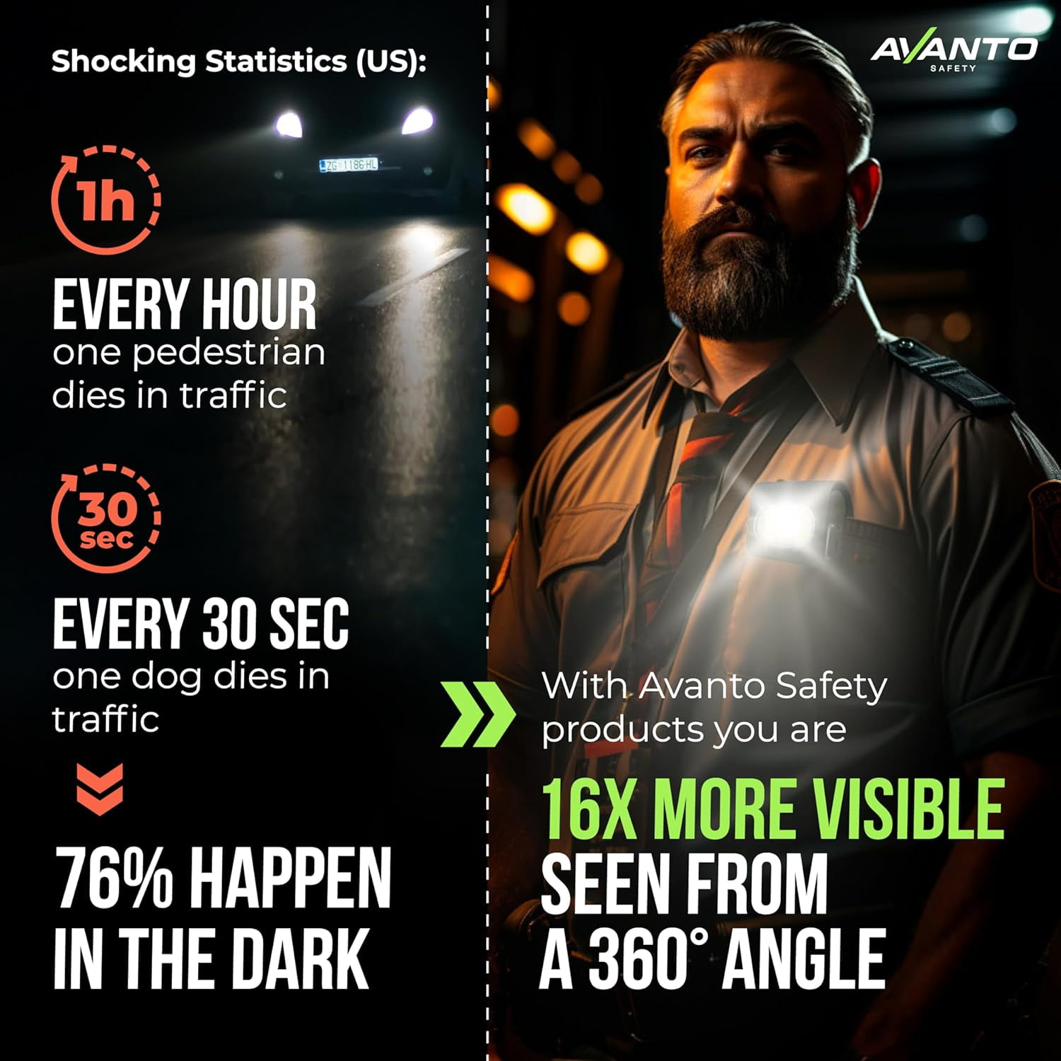 TRA-Elite Magnetic Clip On Flashlight, Original, USB-C Rechargeable ...