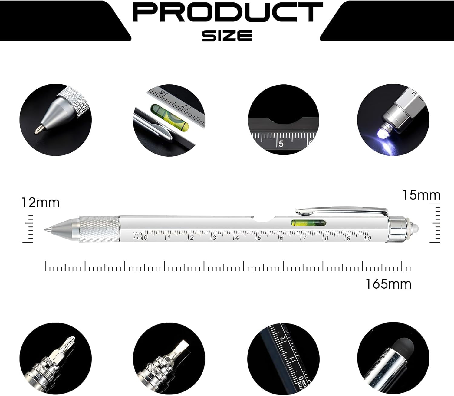 TRA-Fathers Day Dad Gifts from Wife Daughter Son,Multitool Pen 9 in 1 ...