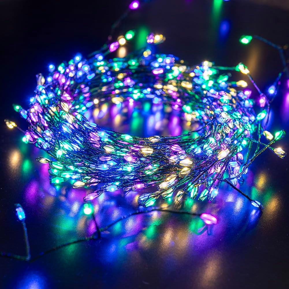TRA-Firecracker Fairy Lights,20FT 200Leds Waterproof Twinkle Lights ...
