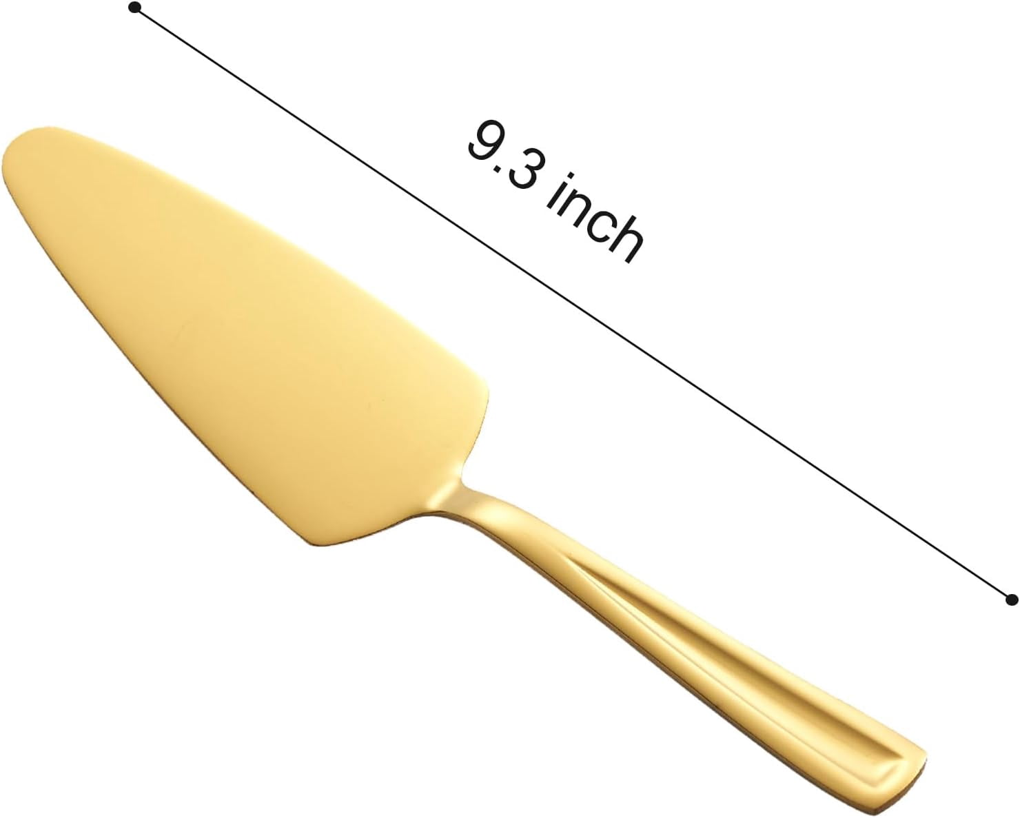 TRA-Gold Pie Cake Server Set, 3-Piece Stainless Steel Pizza Pastry ...