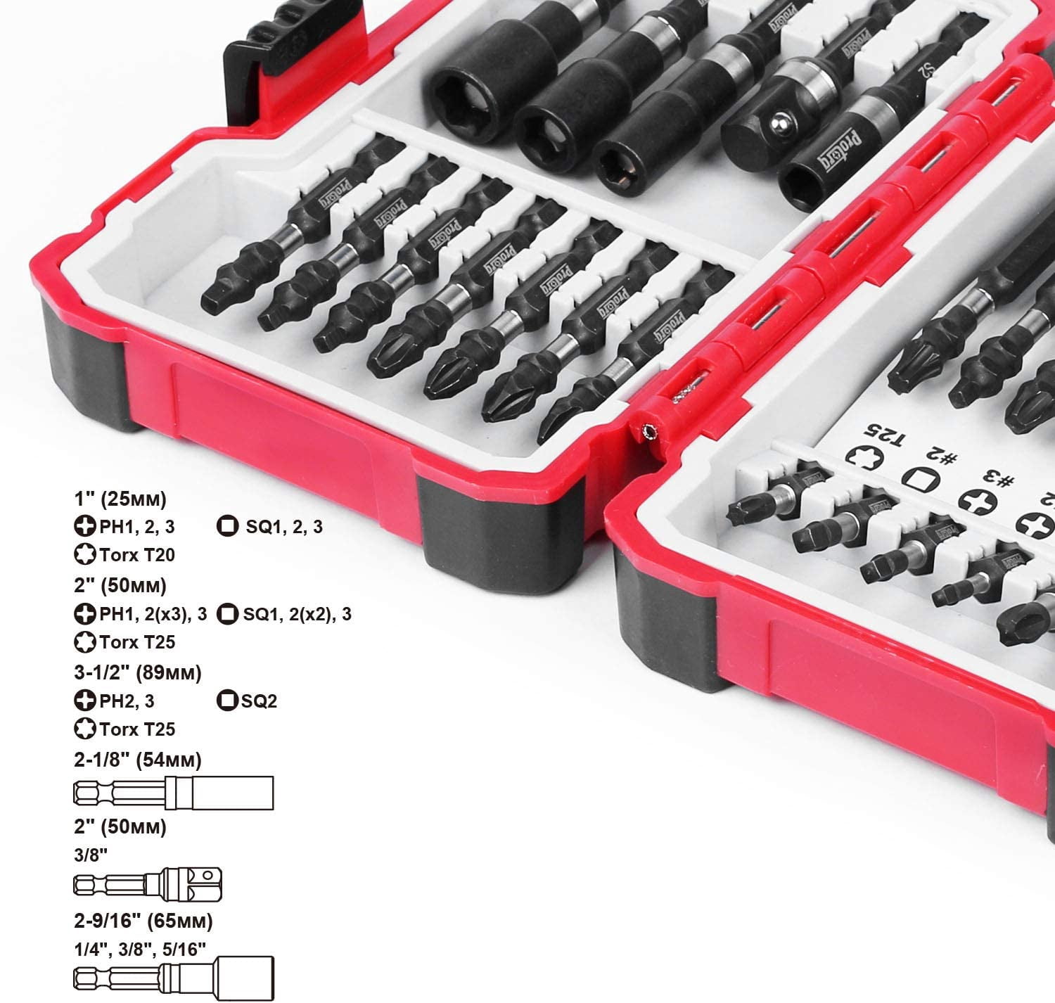TRA-Impact Driving Accessory Set, 26-Piece,Industrial Strength, 1/4 ...