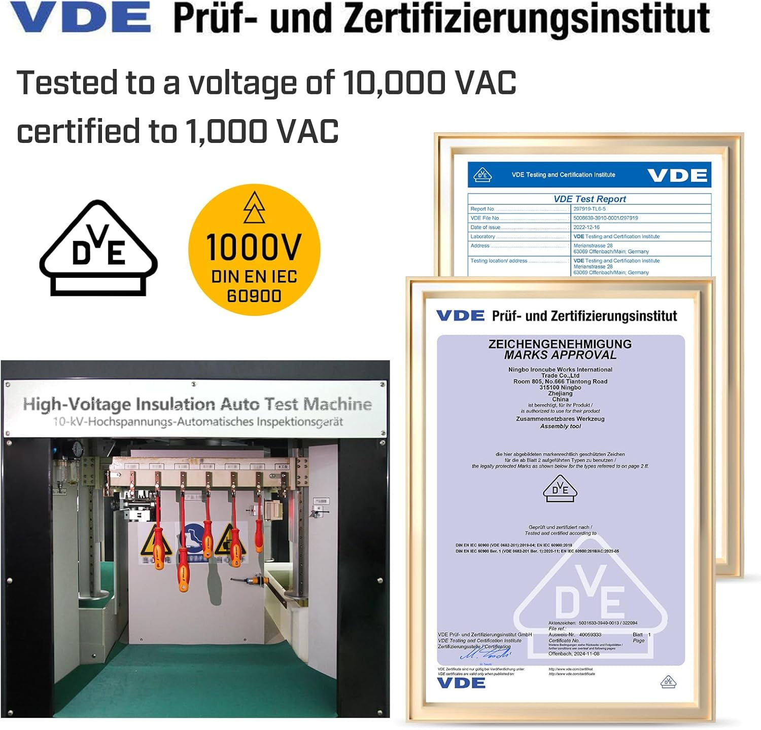TRA-Insulated Screwdriver Set for Electrician：6 Piece Professional ...