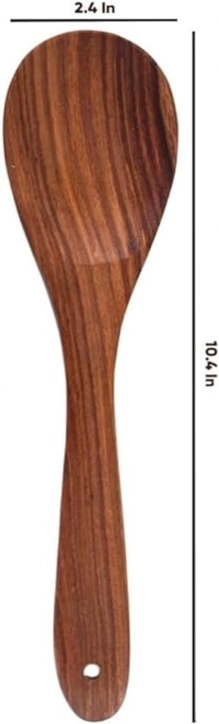 TRA-LUCENTKART Wooden Spatula | Perfect for Nonstick Cookware And ...