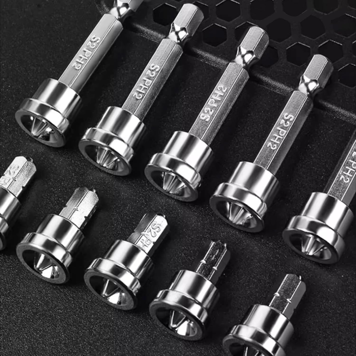 TRA-Magnetic Positioning Screwdriver Bits 6PCS, Drywall Screw Setter ...