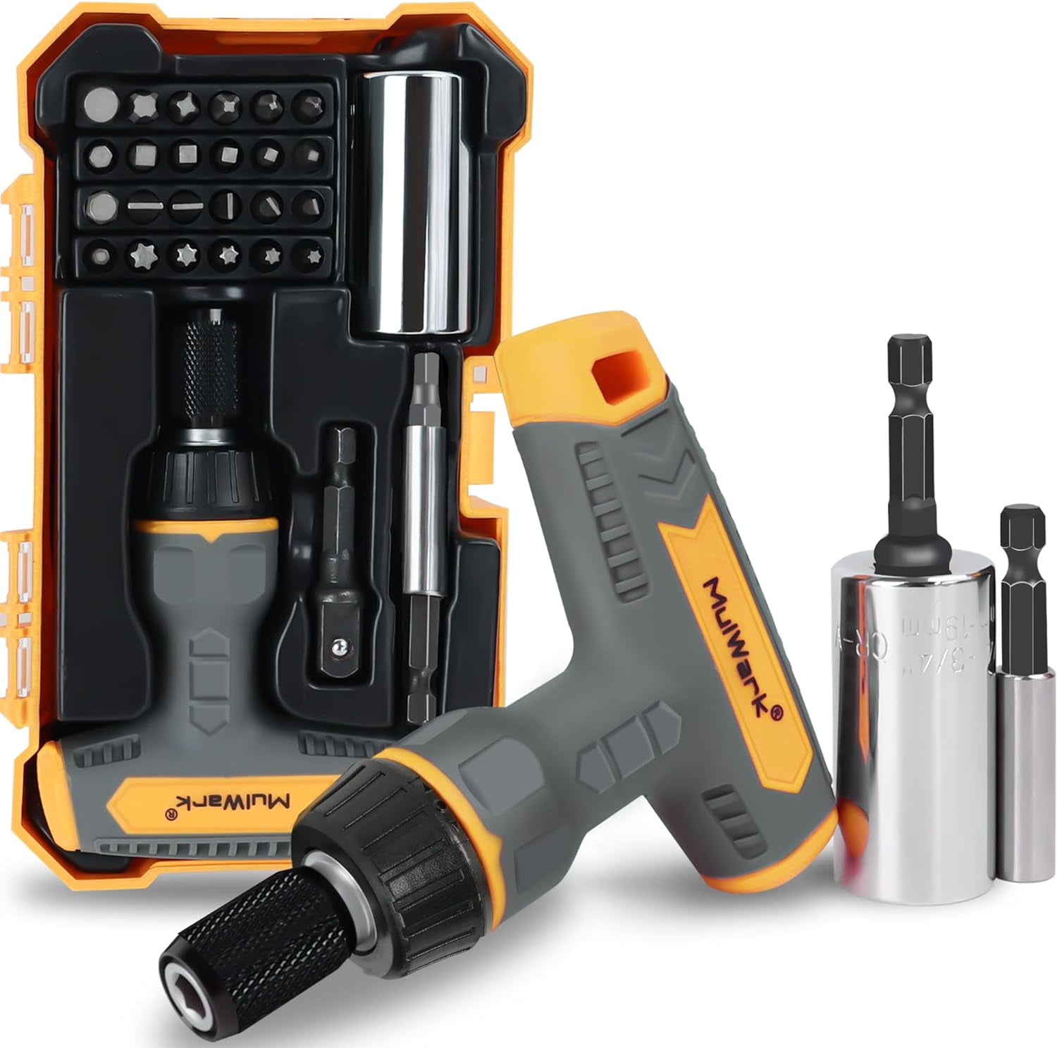 TRA-MulWark 30PC Super Universal Socket Tool - Magnetic Ratcheting ...