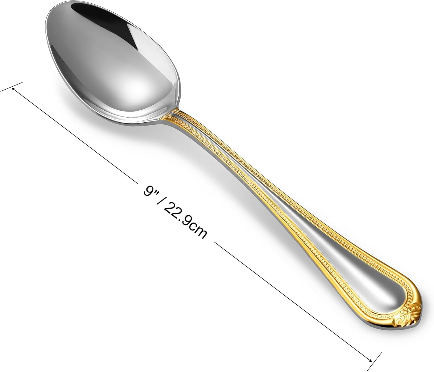 TRA-Pearl Edge 4-Piece Premium Spoon Set, 18/10 Stainless Steel, Fine ...