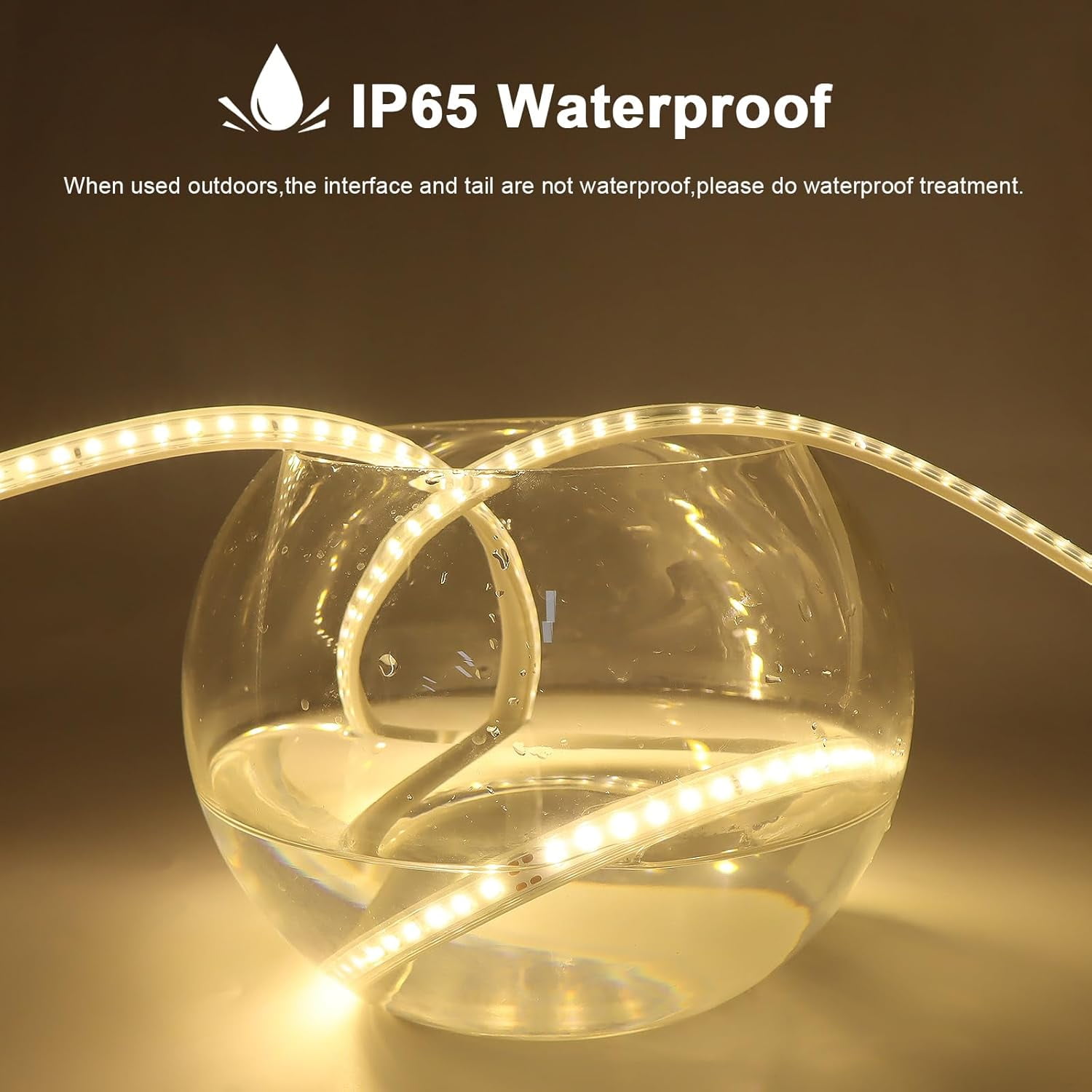 TRA-Plug in LED Strip Lights for House, Led Lighting for Garden Yard ...