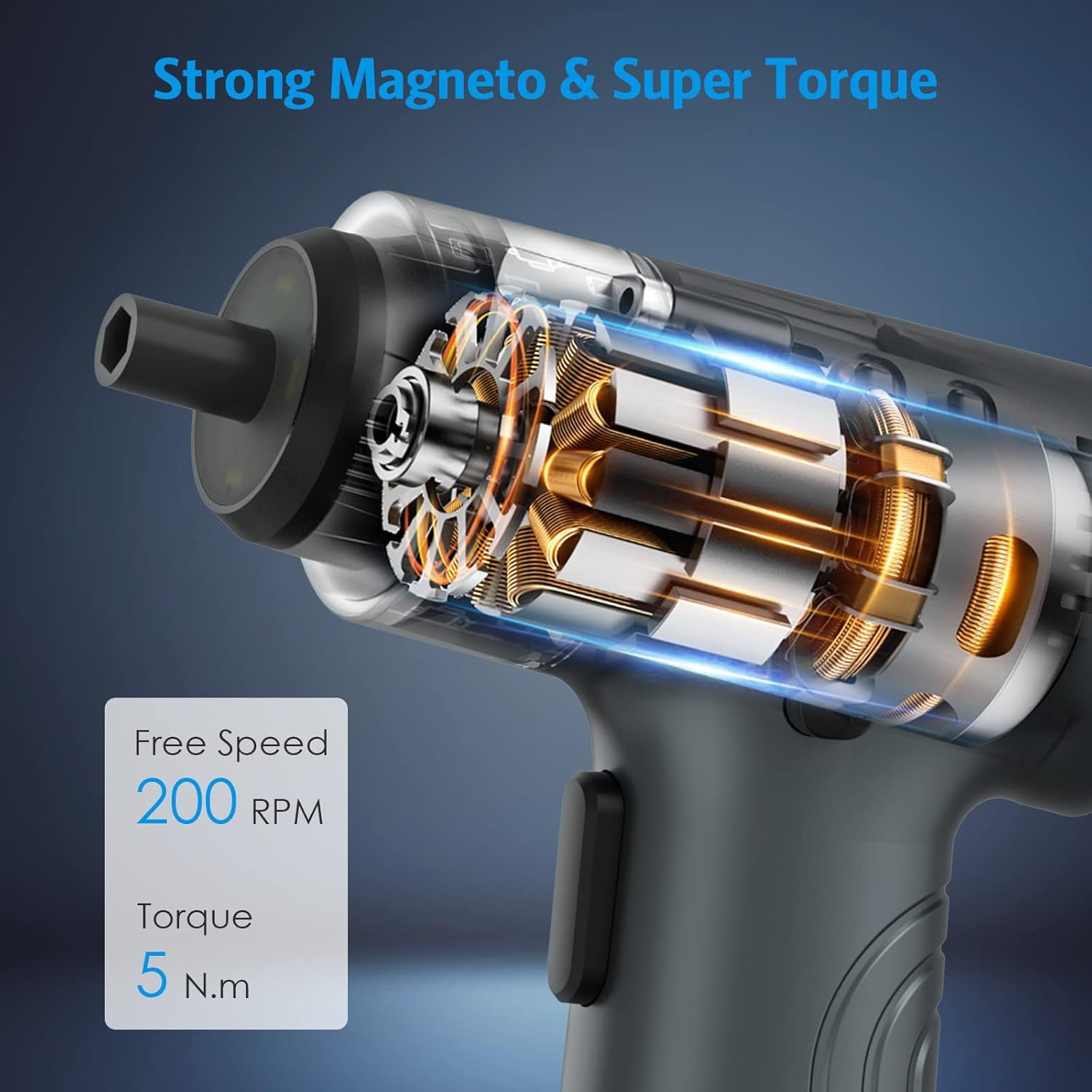 TRA-Portable Professional Cordless Screwdriver 35 in 1 Electric ...