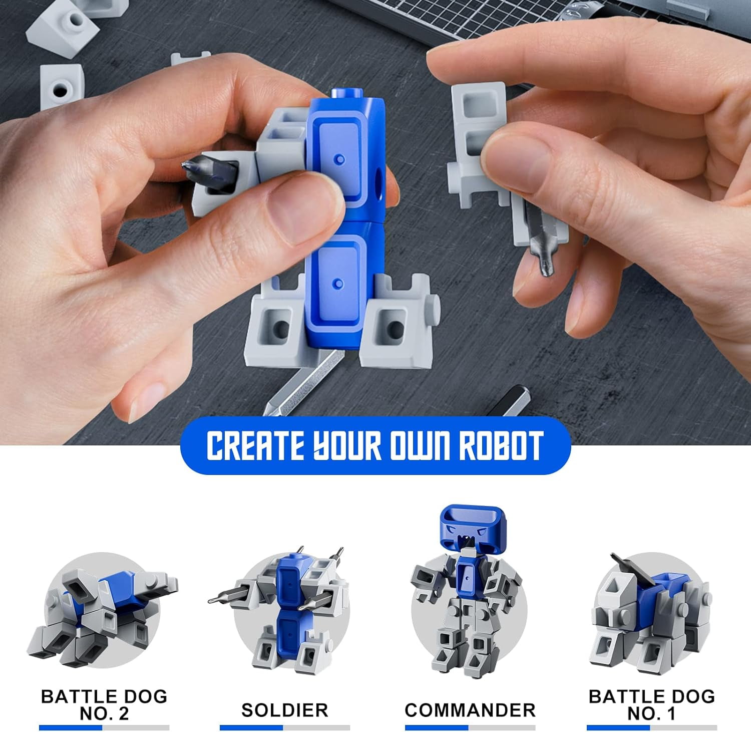 TRA-Precision Screwdriver Set: Building-block Screwdriver for Men, 25 ...