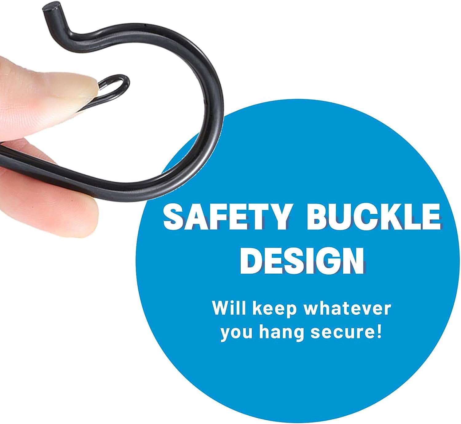 TRA-Q Hangers 25 PCS Screw-in Hooks for Outdoor String Lights, Swivel ...