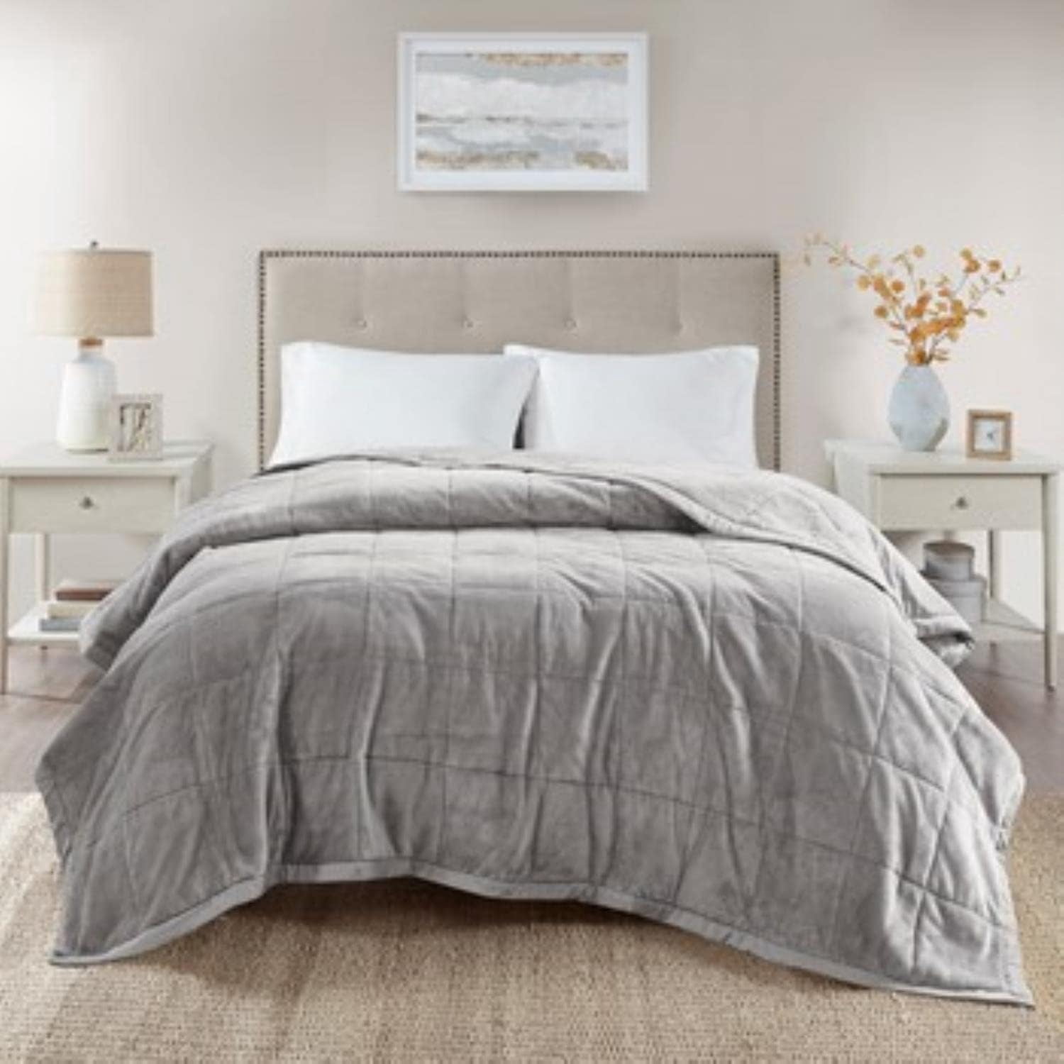 TRA-Queen Cozy Blanket HeiQ Smart Temperature Plush to Microfiber ...