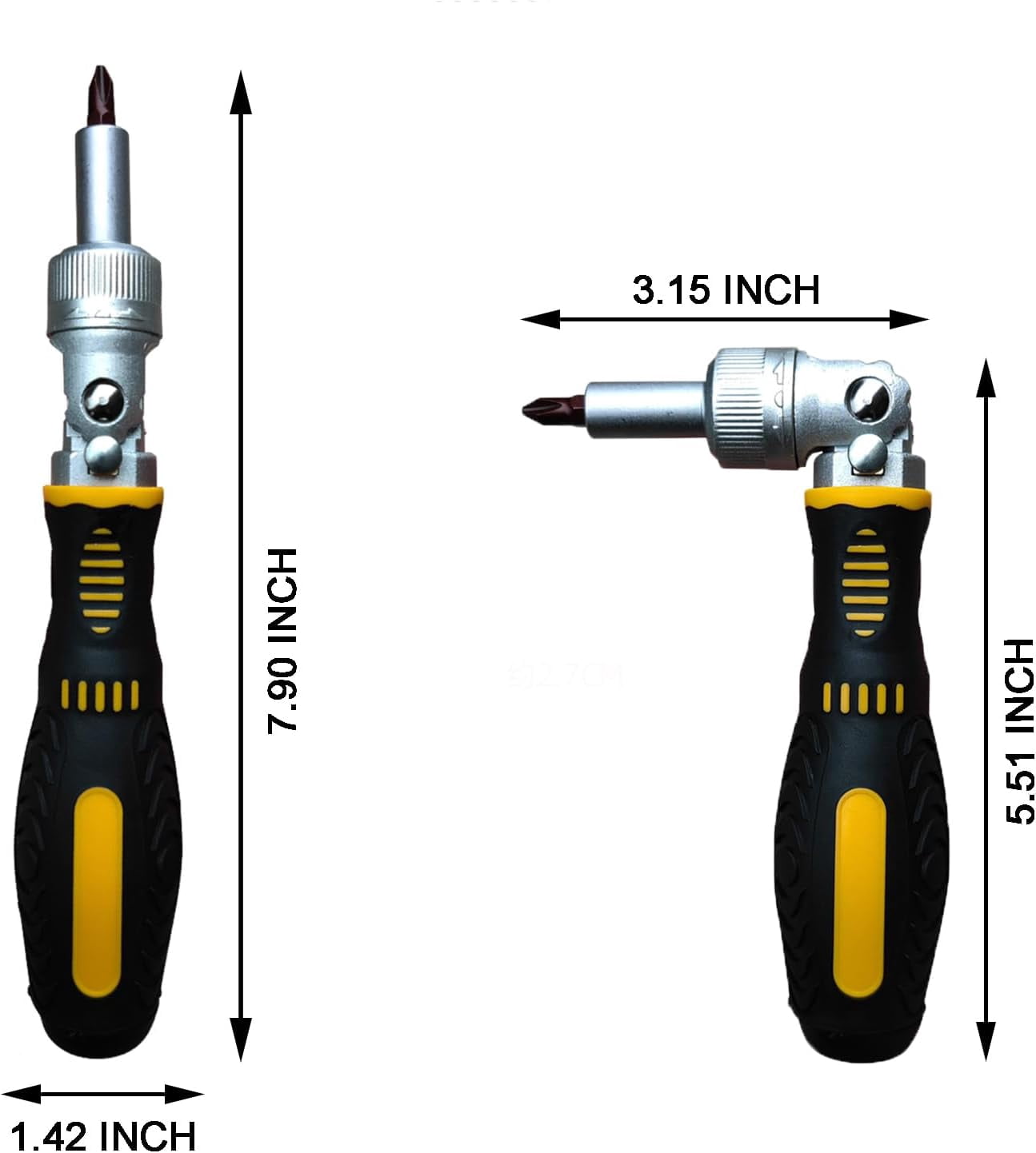 TRA-Ratcheting Screwdriver Set, Ratchet Screwdriver Set with Magnetic ...