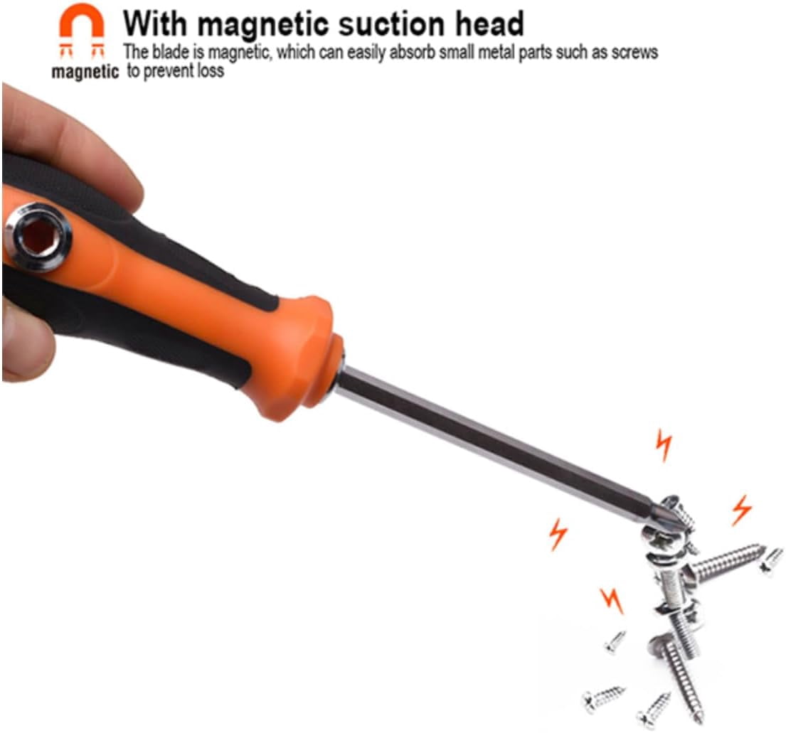 TRA-Reversible Screwdriver 2 in 1 - Phillips and Slotted Screwdriver ...