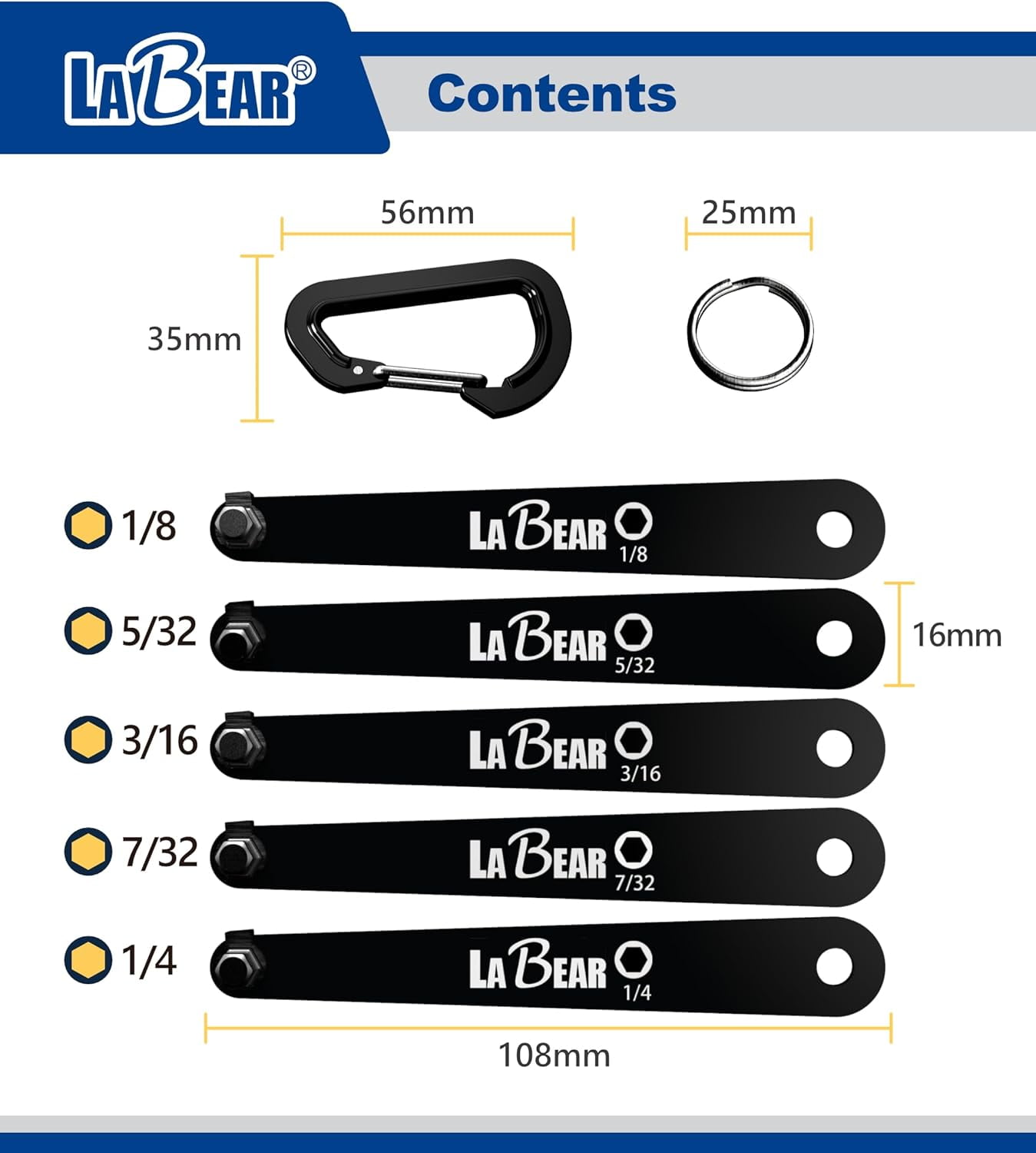 TRA-SAE HEX Ultra Low Profile Offset Screwdriver Set, 90 Degree ...