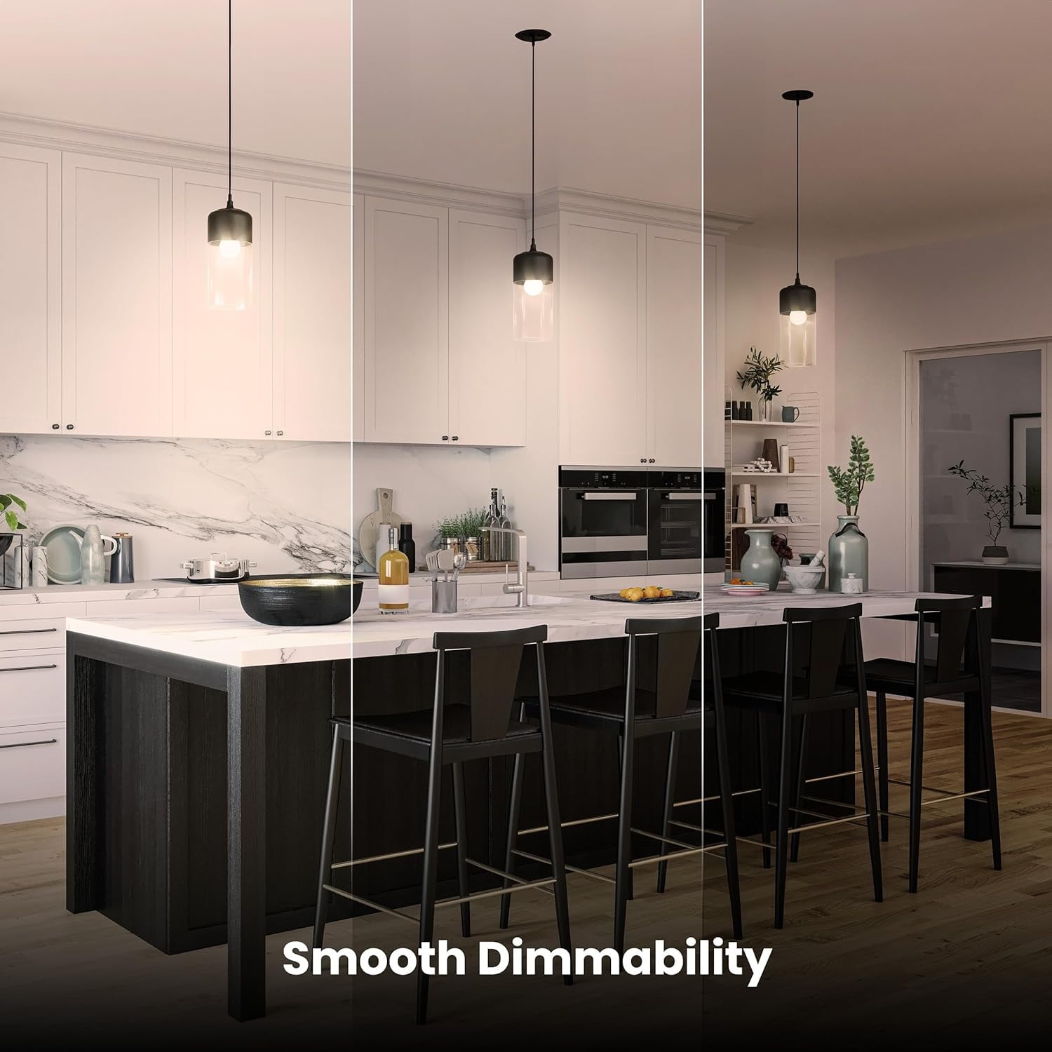 TRA-ST19 Vintage Edison LED Light Bulb, 60W Equivalent, Dimmable, 2100K ...