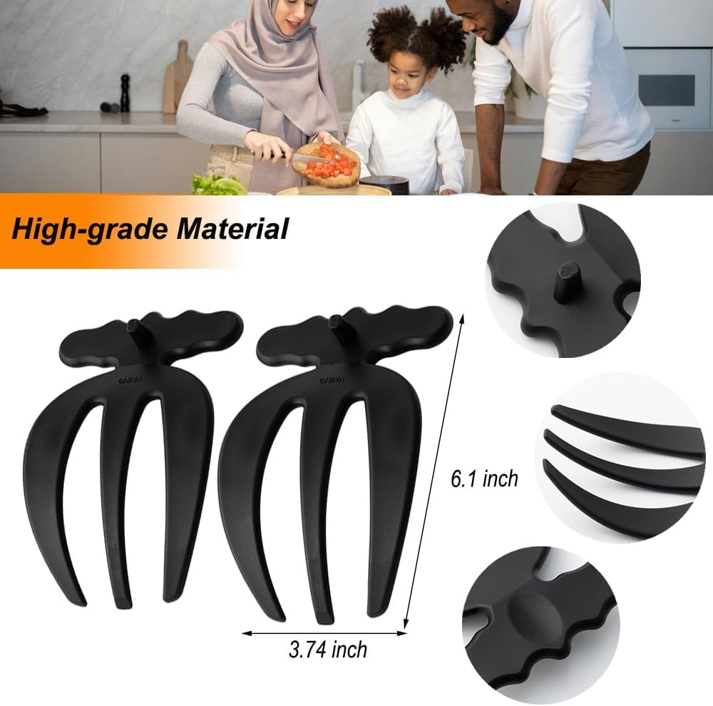 TRA-Salad Hands 2 Pack Plastic Salad Mixer Salad Servers Salad Claw for ...