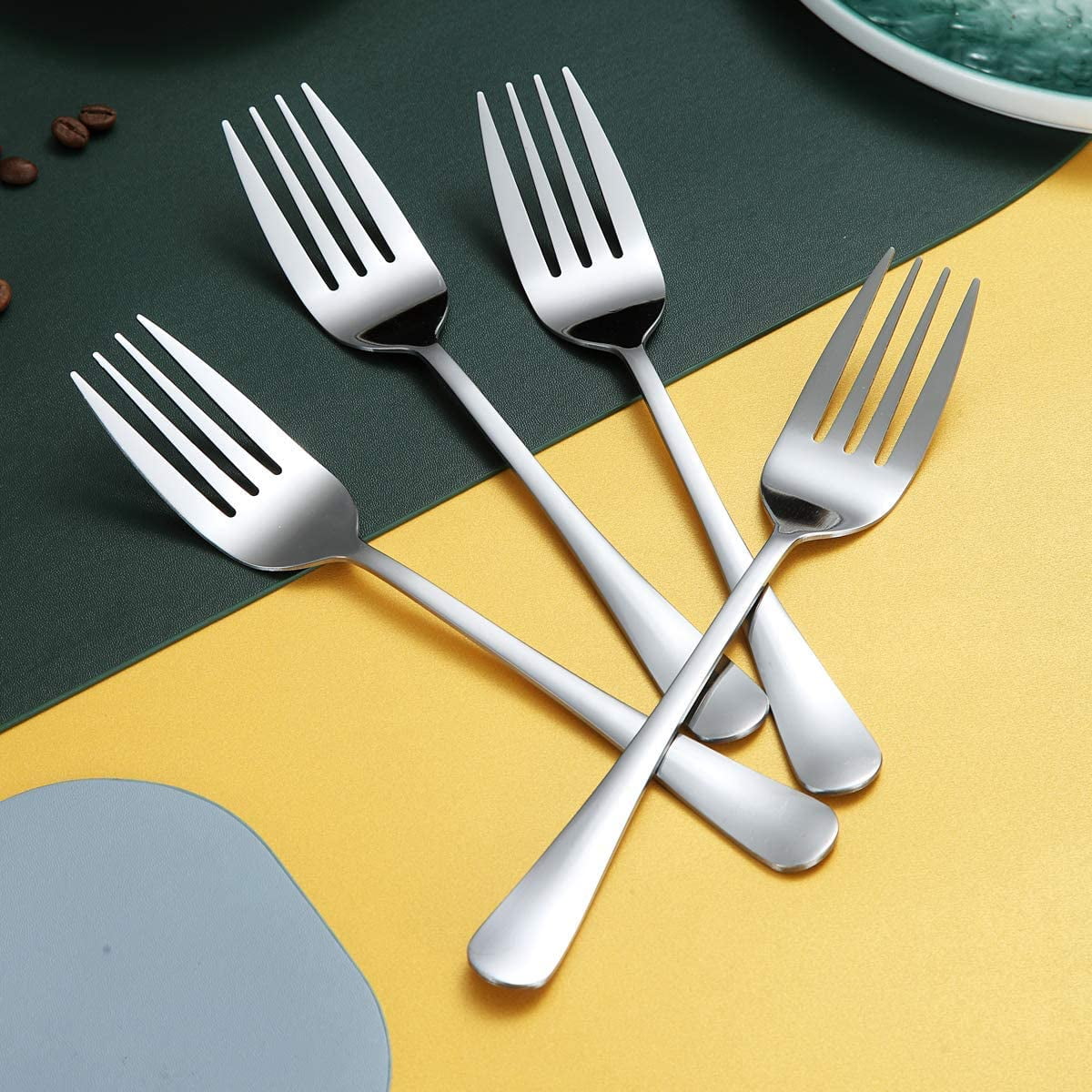 TRA-Serving Forks 4 Pieces, Serving Fork Cold Meat Fork Stainless Steel ...